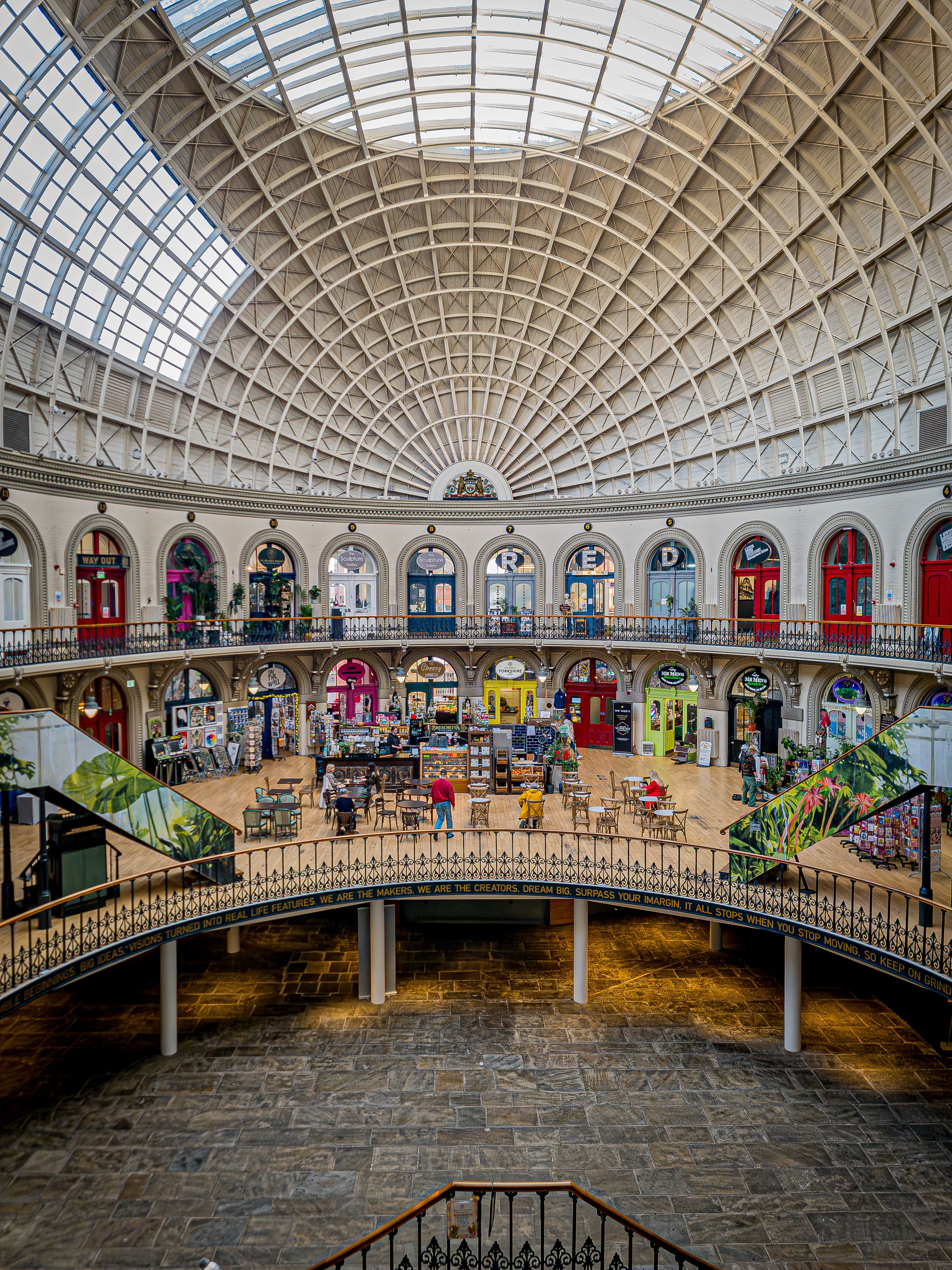 Interior of Leeds Corn Exchange in England · Free Stock Photo