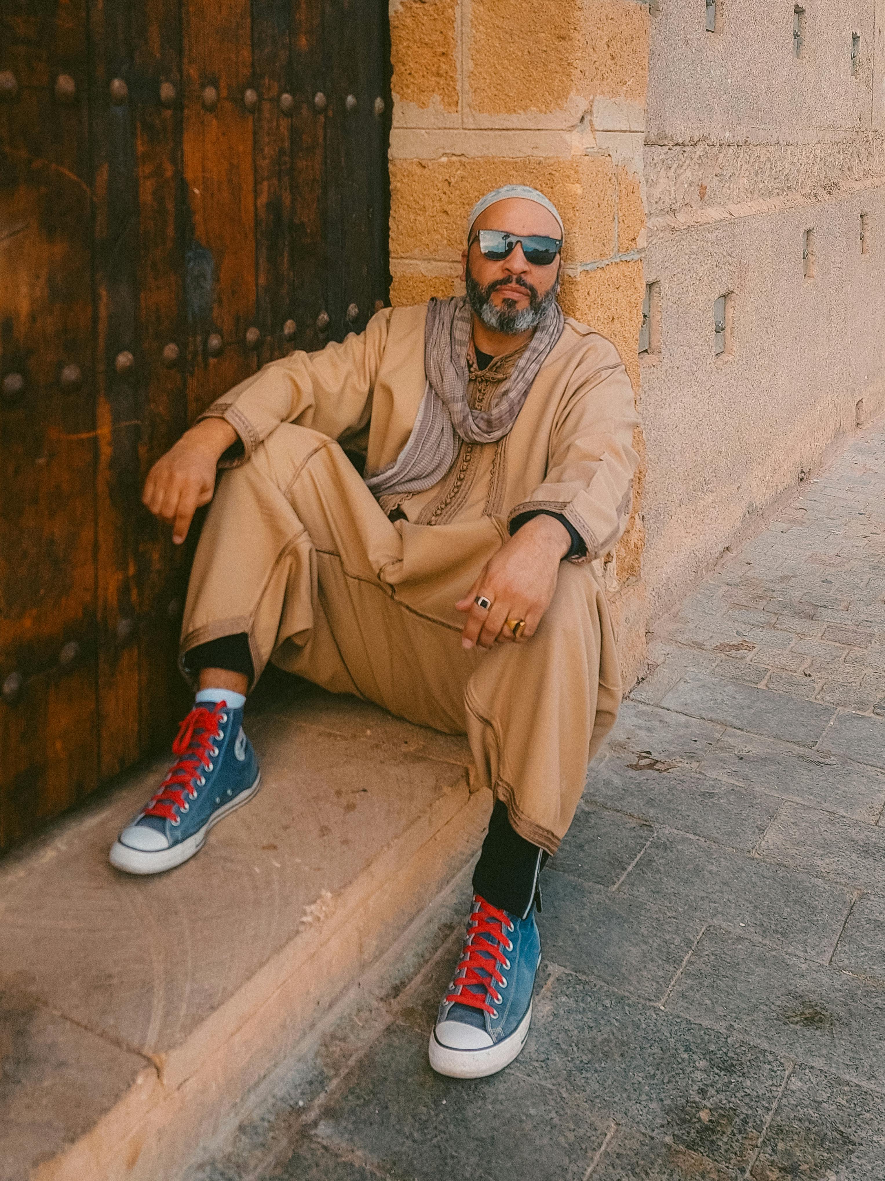Stylish Man in Traditional Moroccan Attire · Free Stock Photo