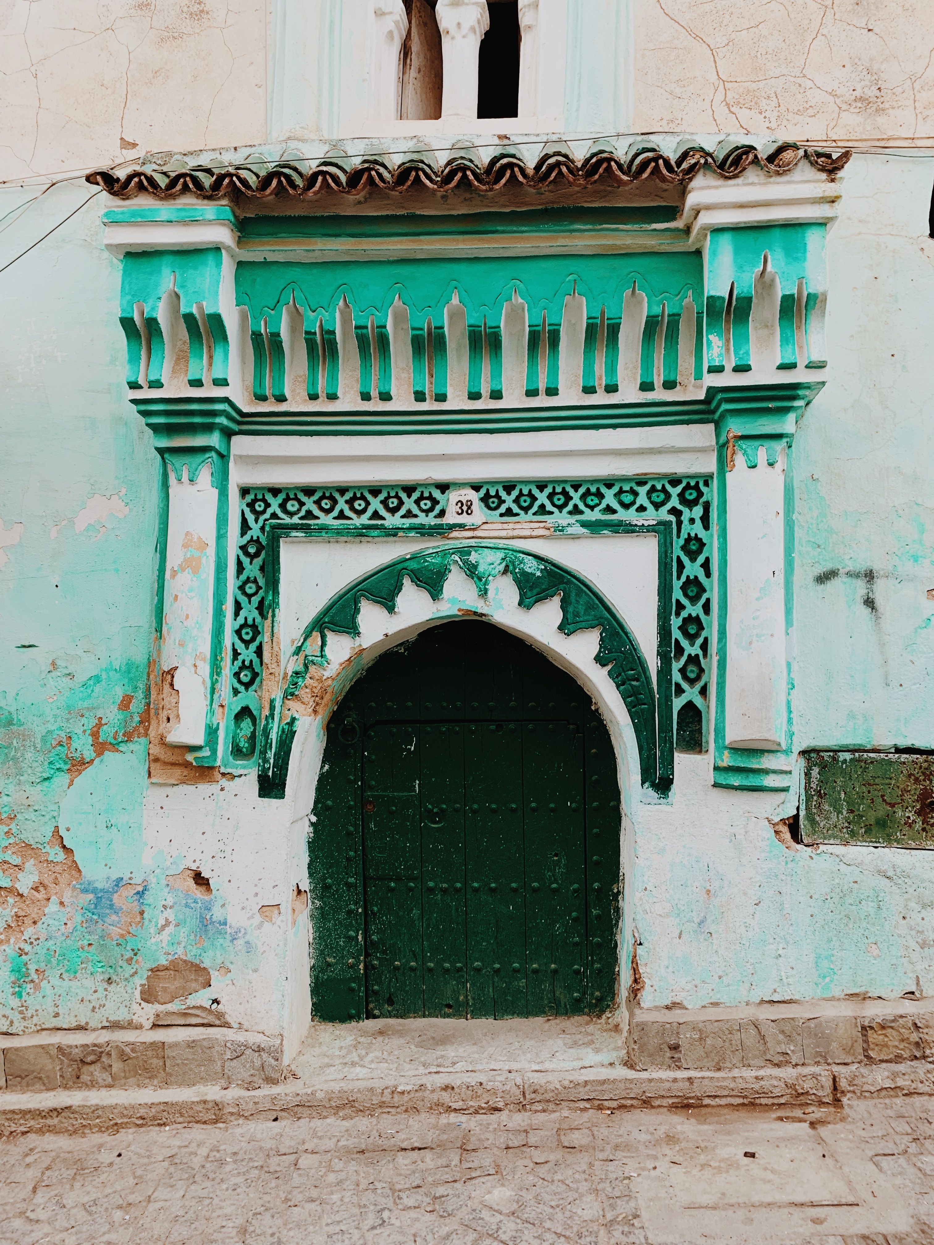 Porte Marocaine Traditionnelle Avec Arcade Décorée · Photo gratuite