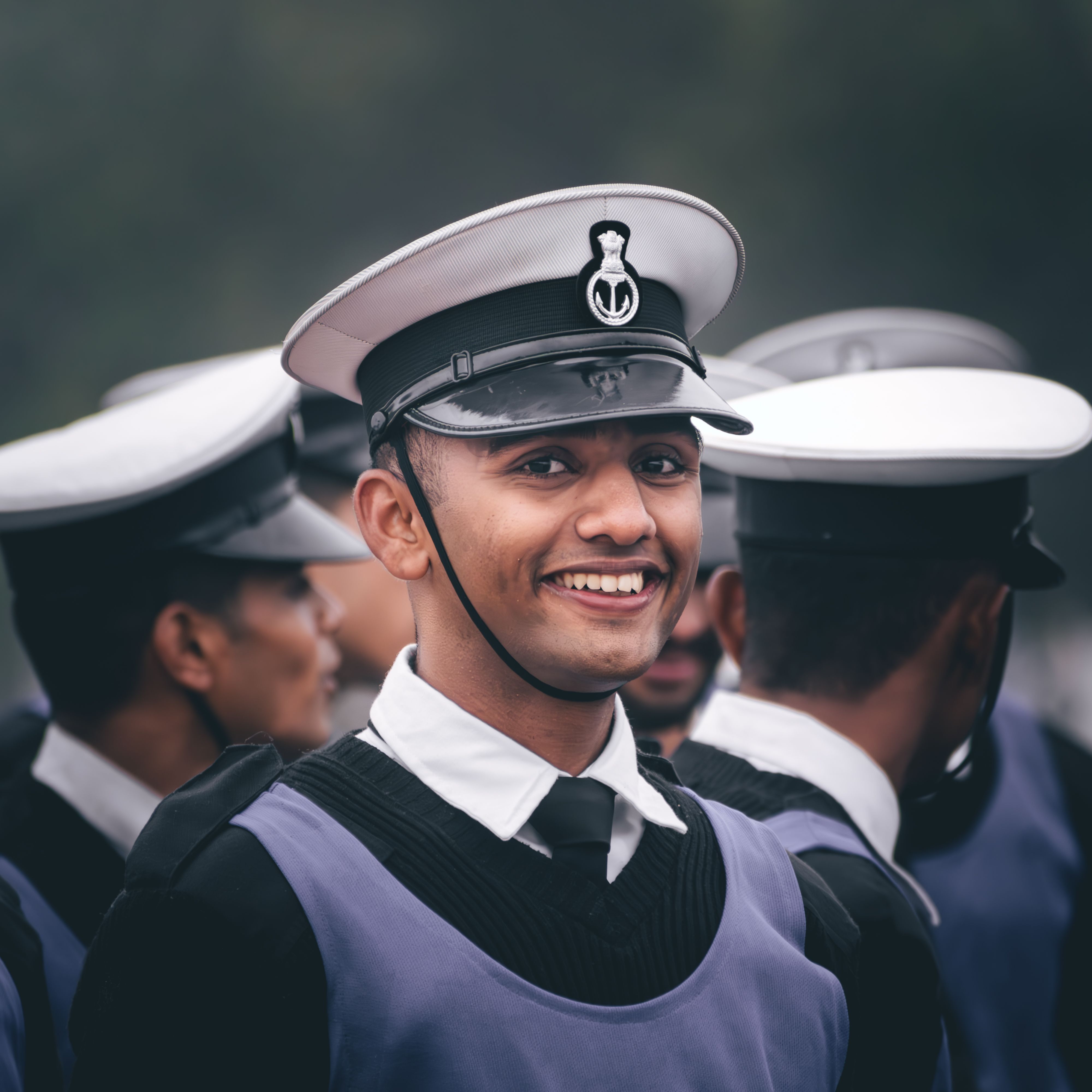 Young Cadet Smiling at Training Event · Free Stock Photo