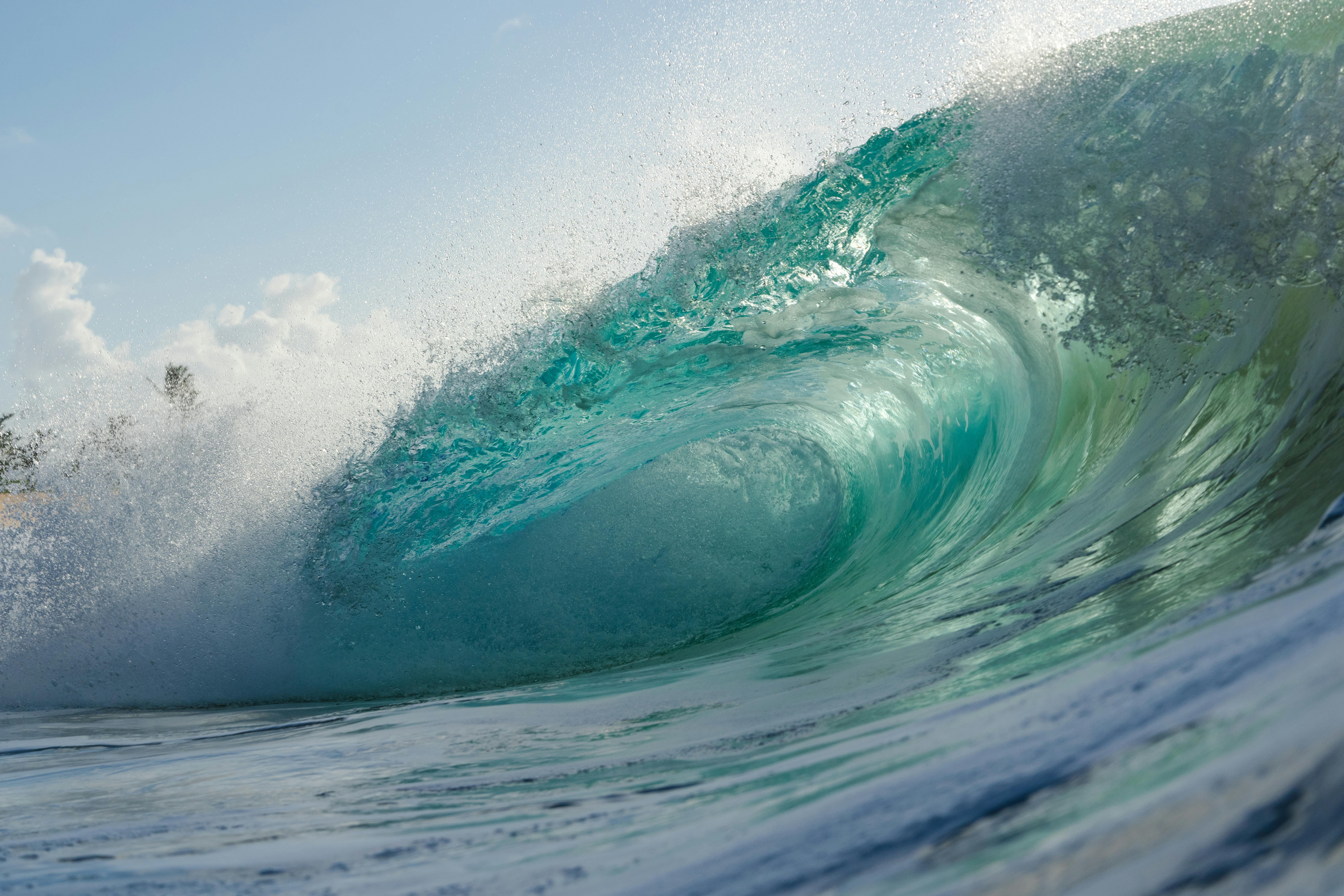 Tidal Wave Wall Painring · Free Stock Photo