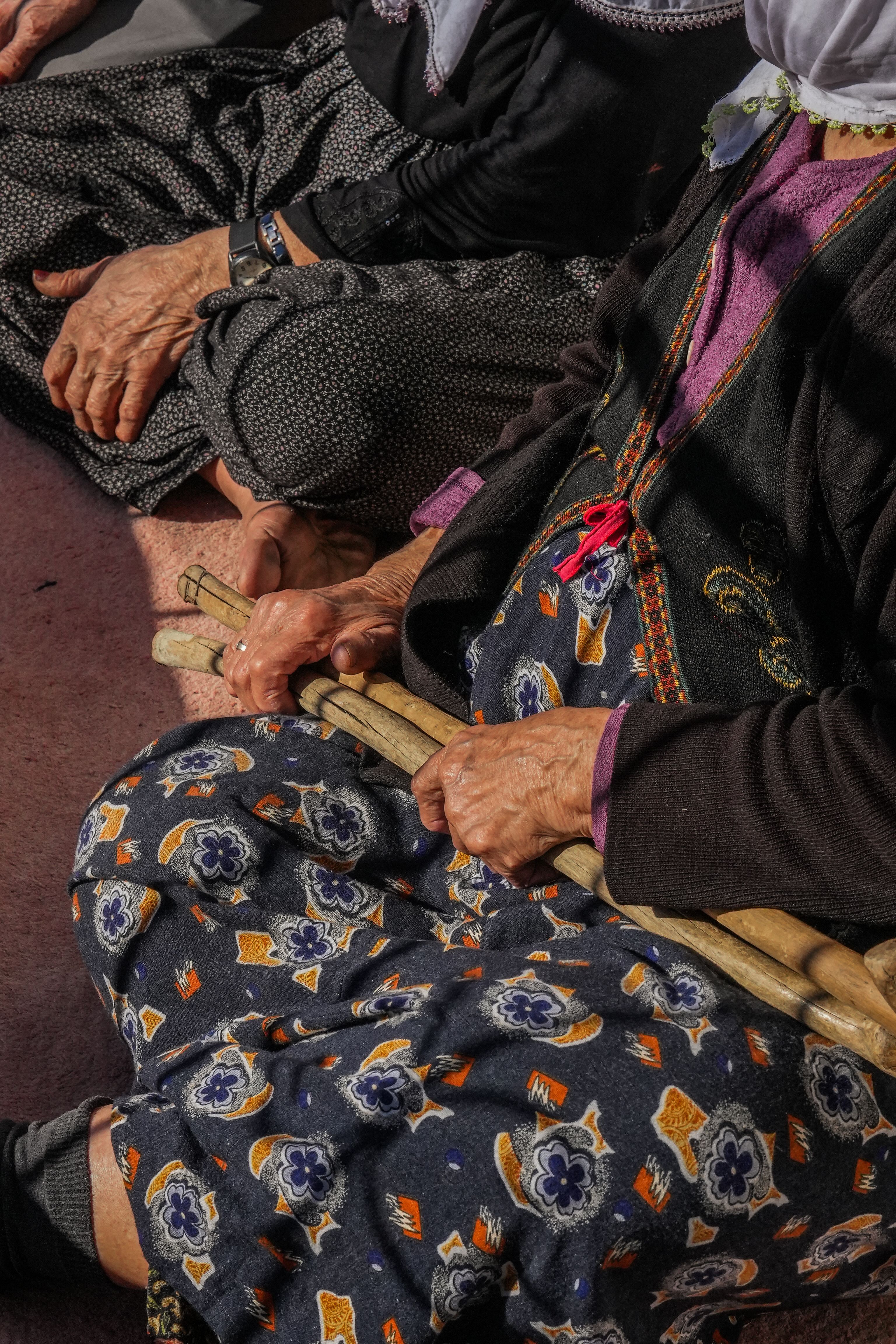 Elderly Women Knitting with Traditional Style · Free Stock Photo