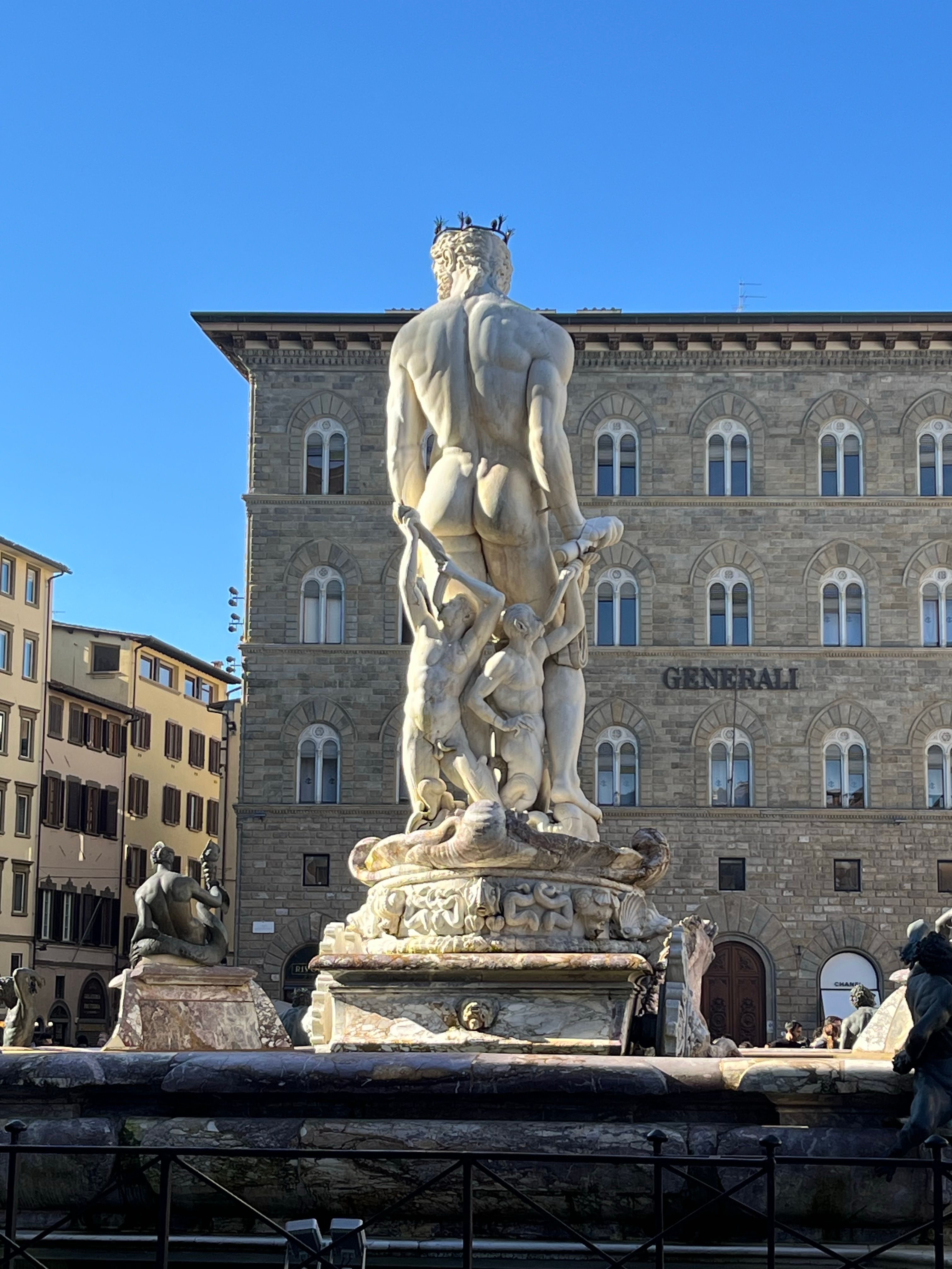Sculpture De La Fontaine De Neptune à Florence · Photo gratuite