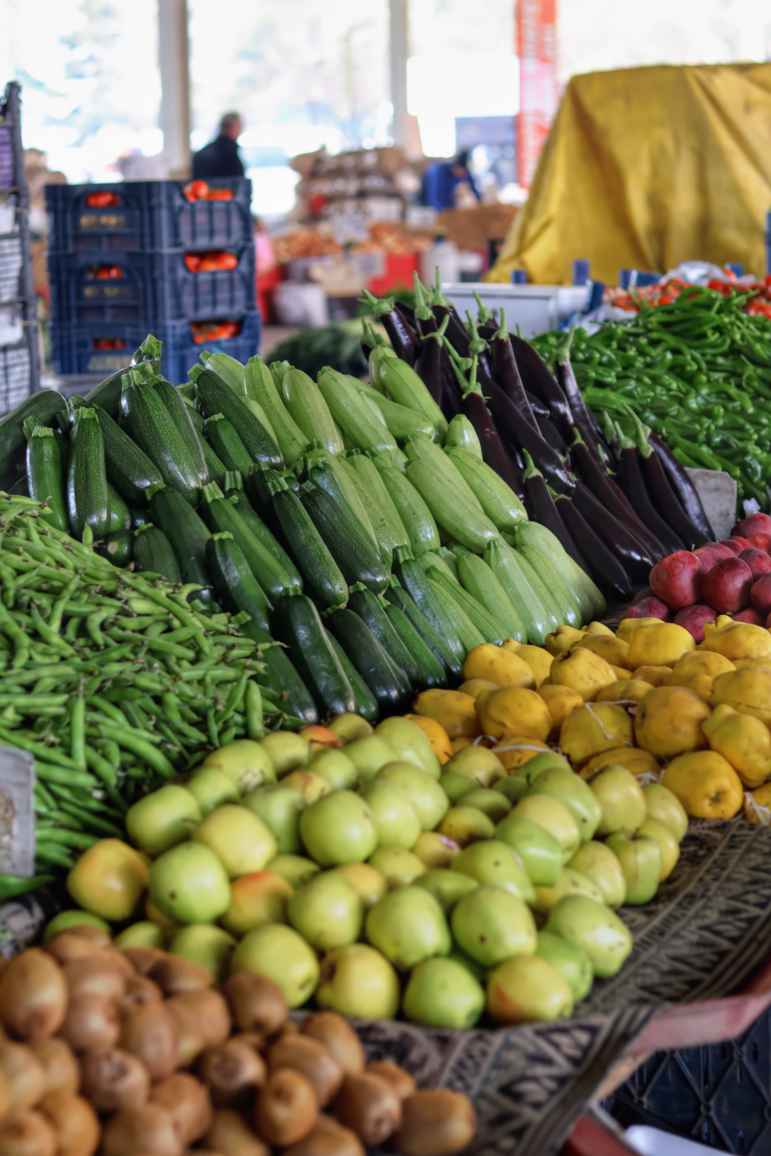 Colorful Fresh Produce at Farmers Market · Free Stock Photo