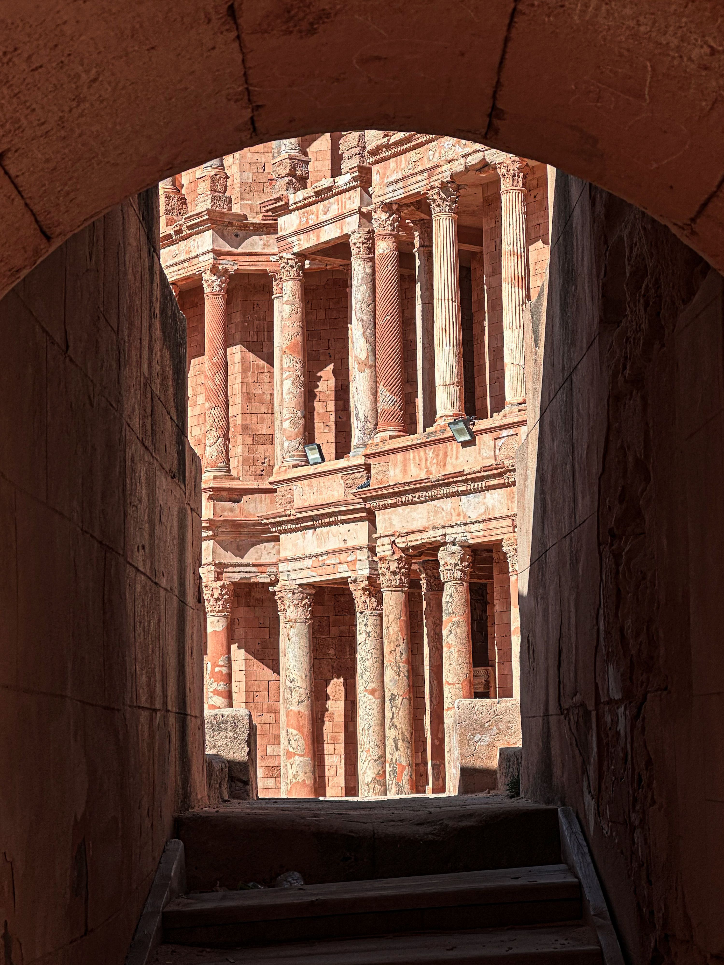 Ancient Roman Architecture Viewed from Archway · Free Stock Photo
