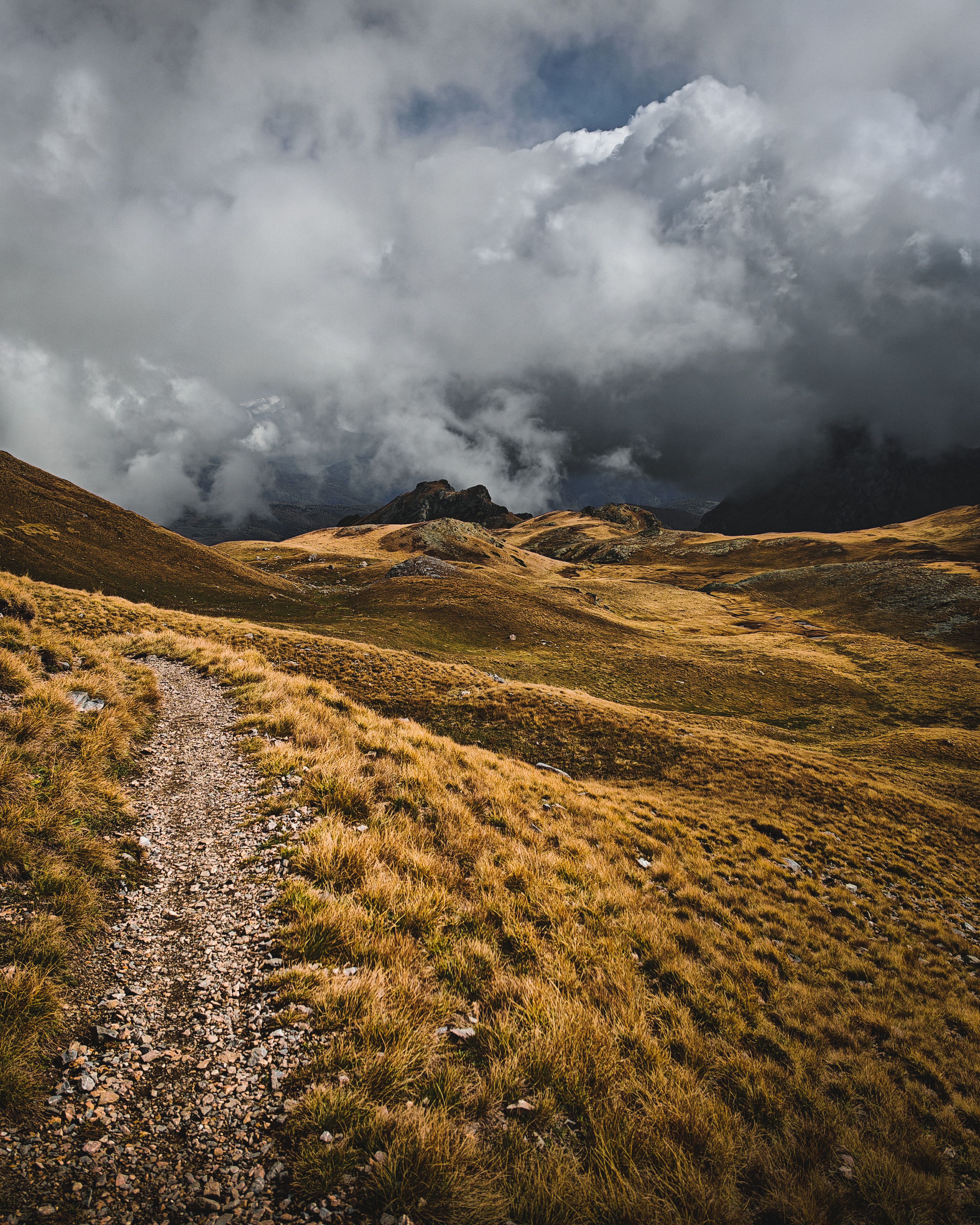 Stunning Mountain Landscape with Dramatic Sky · Free Stock Photo