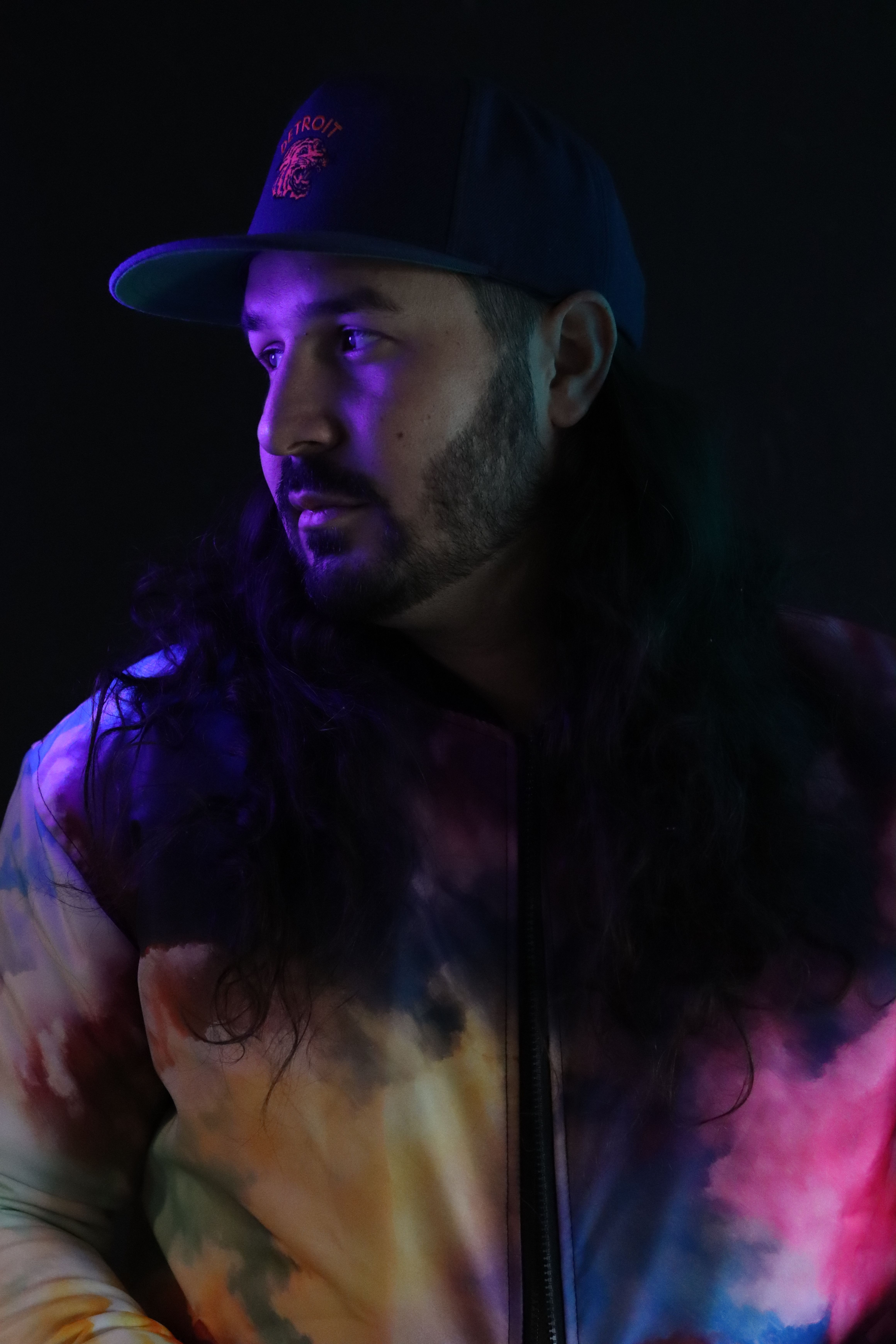 Vibrant Artistic Portrait of a Music Artist · Free Stock Photo