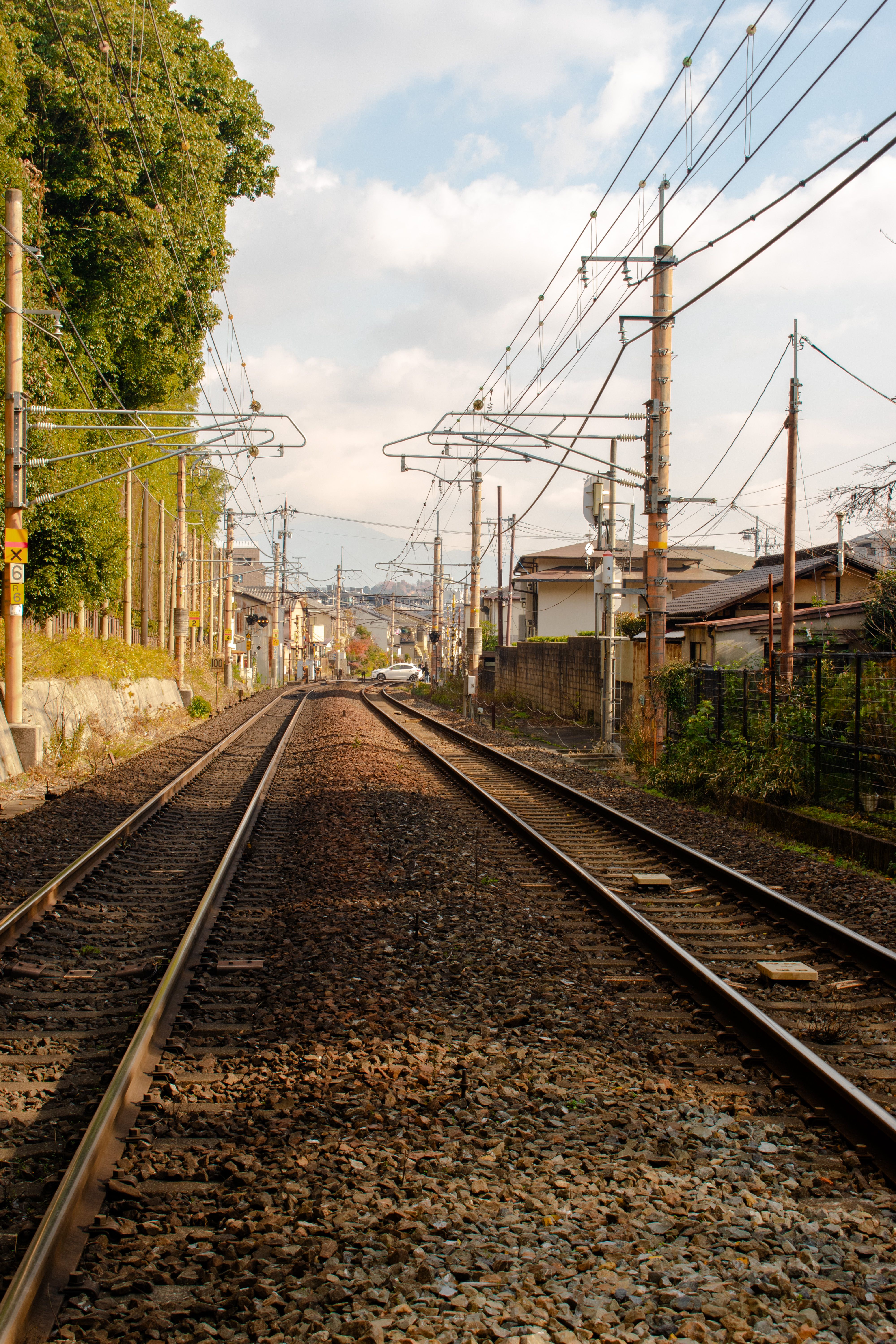 Tranquil Railway Tracks in Kyoto, Japan · Free Stock Photo