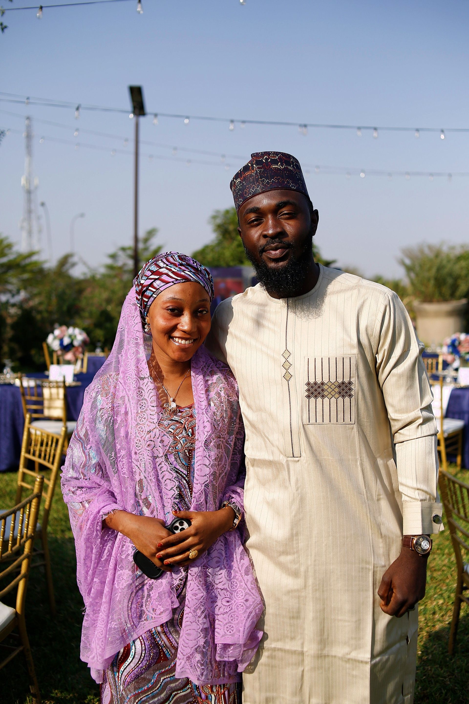 Traditional Nigerian Attire at Outdoor Event · Free Stock Photo