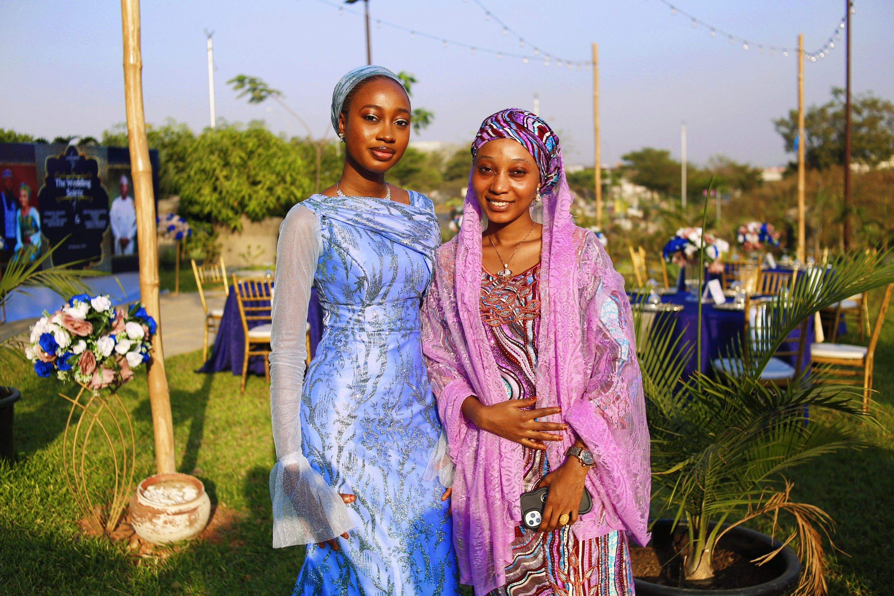 Elegant Traditional Nigerian Attire Outdoor Event · Free Stock Photo