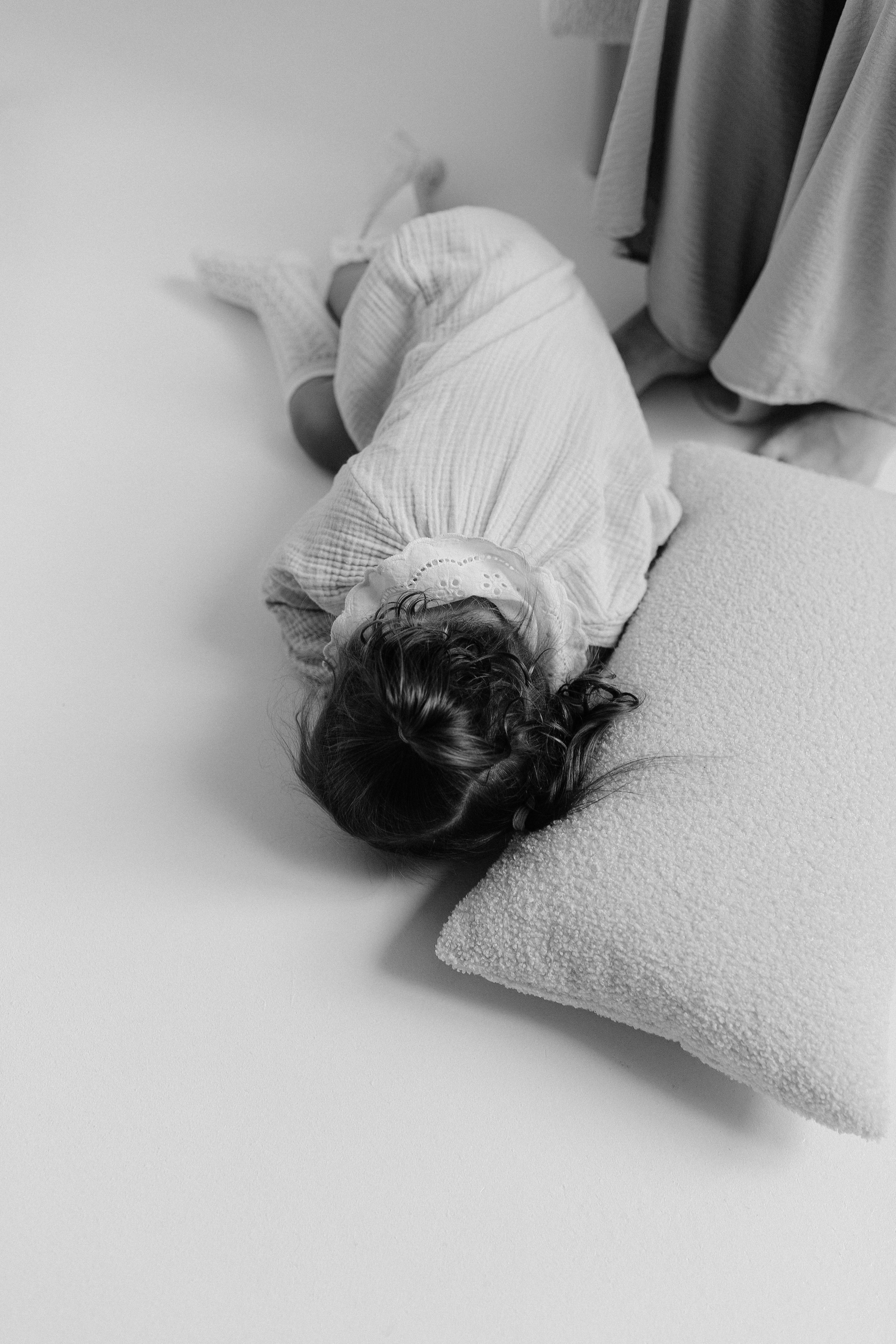 Peaceful Child Sleeping on Soft Pillow · Free Stock Photo