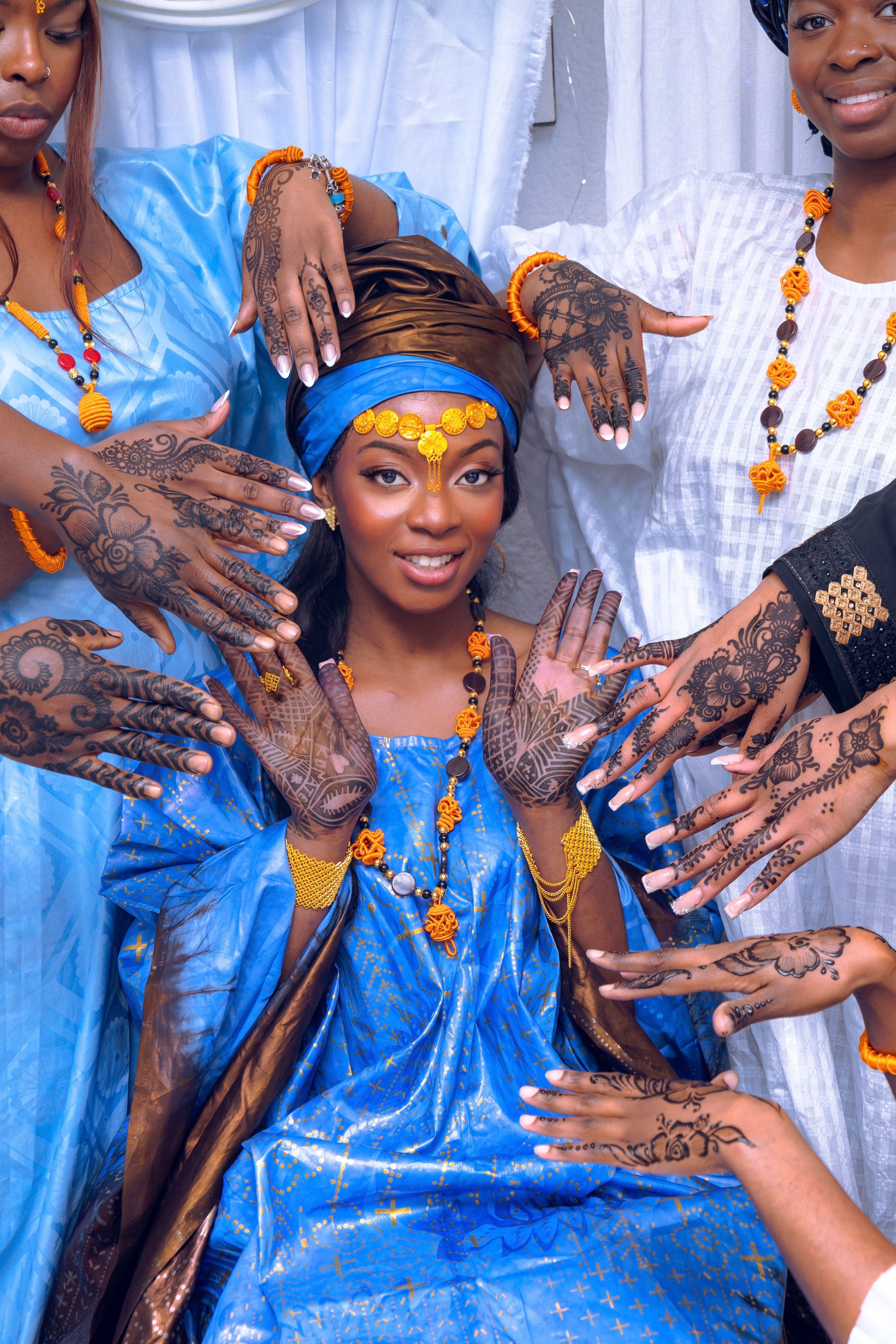 Vibrant Henna Ceremony: Cultural Celebration · Free Stock Photo