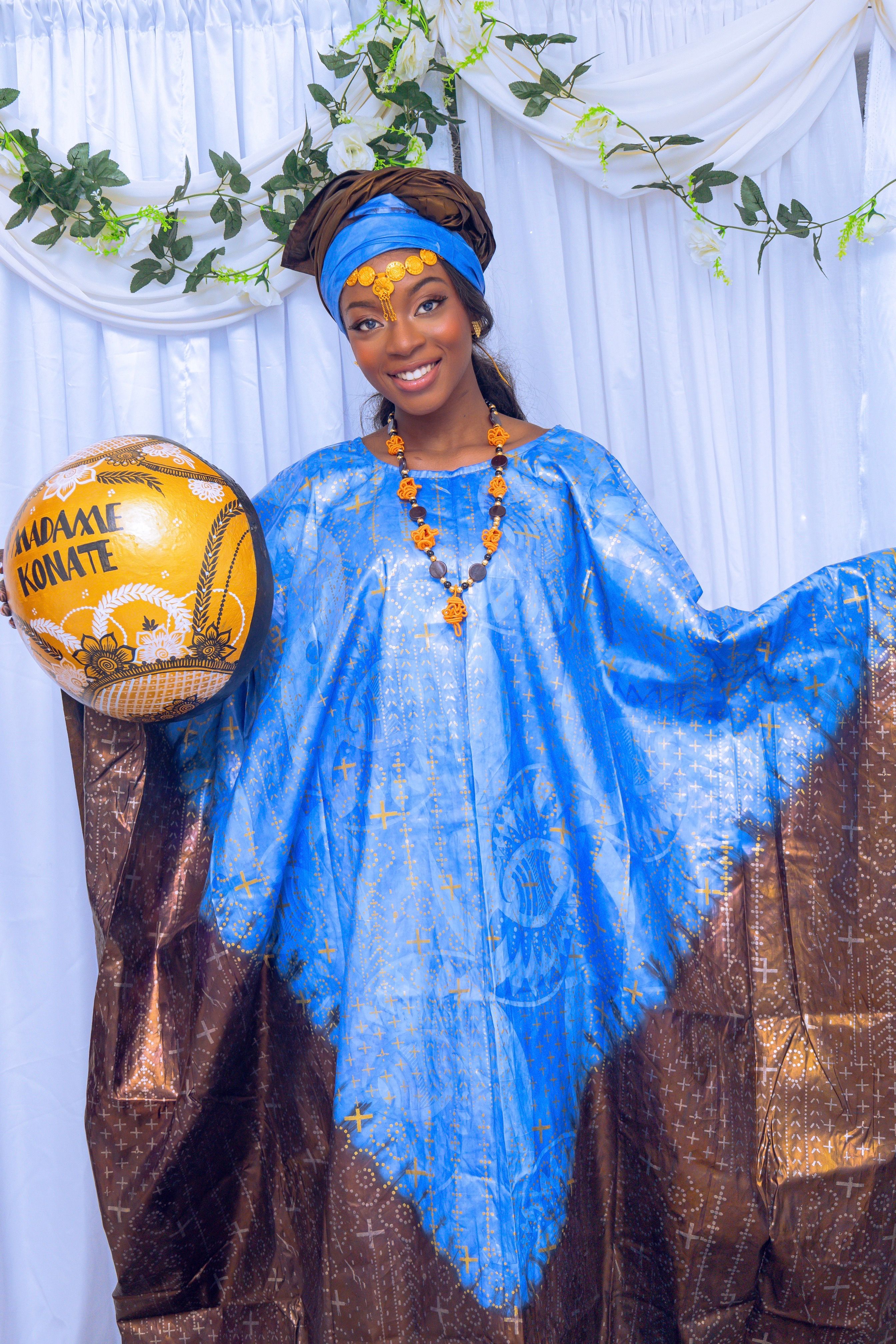 Colorful Traditional African Dress Portrait · Free Stock Photo