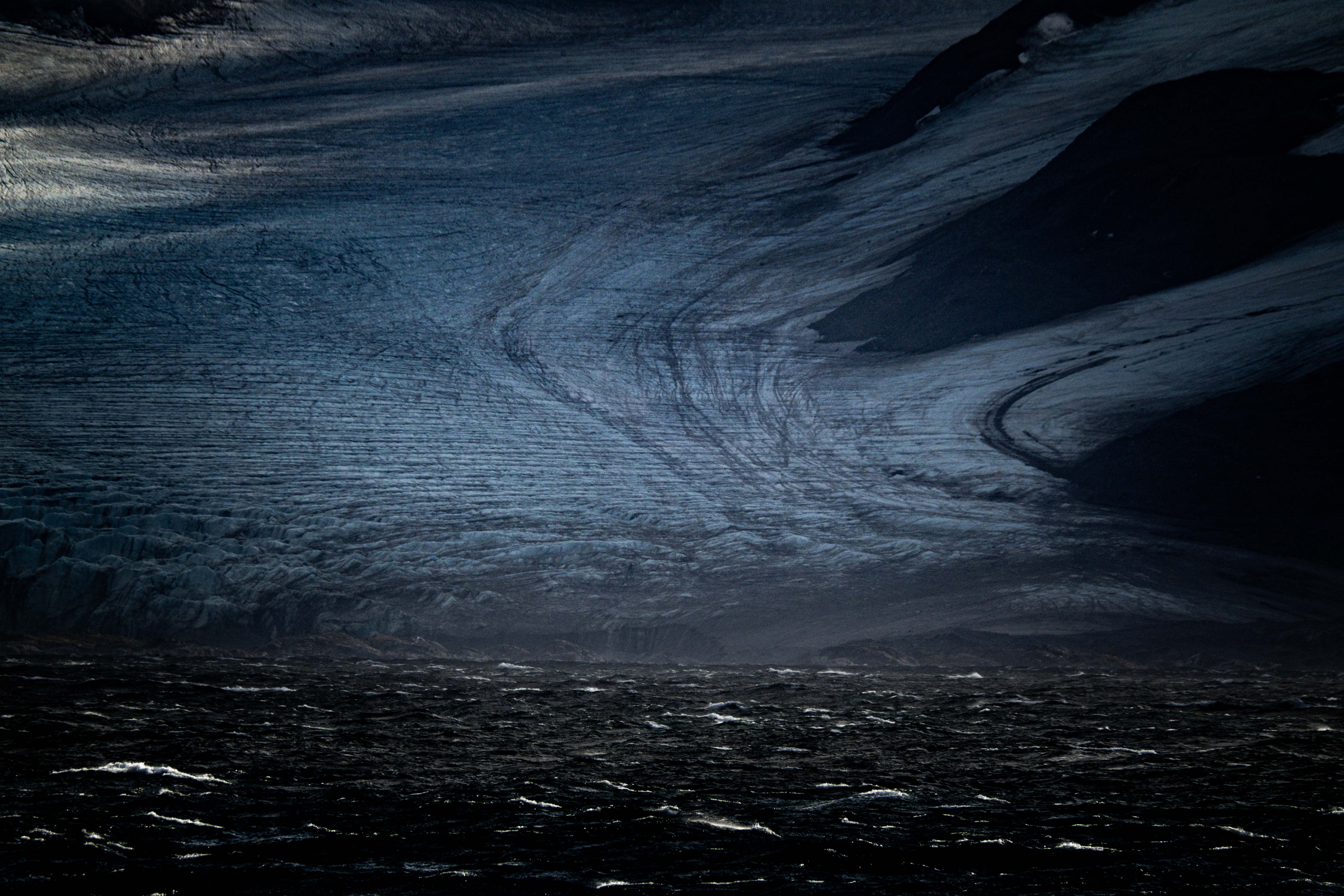 Dramatic Glacial Landscape with Ocean View · Free Stock Photo