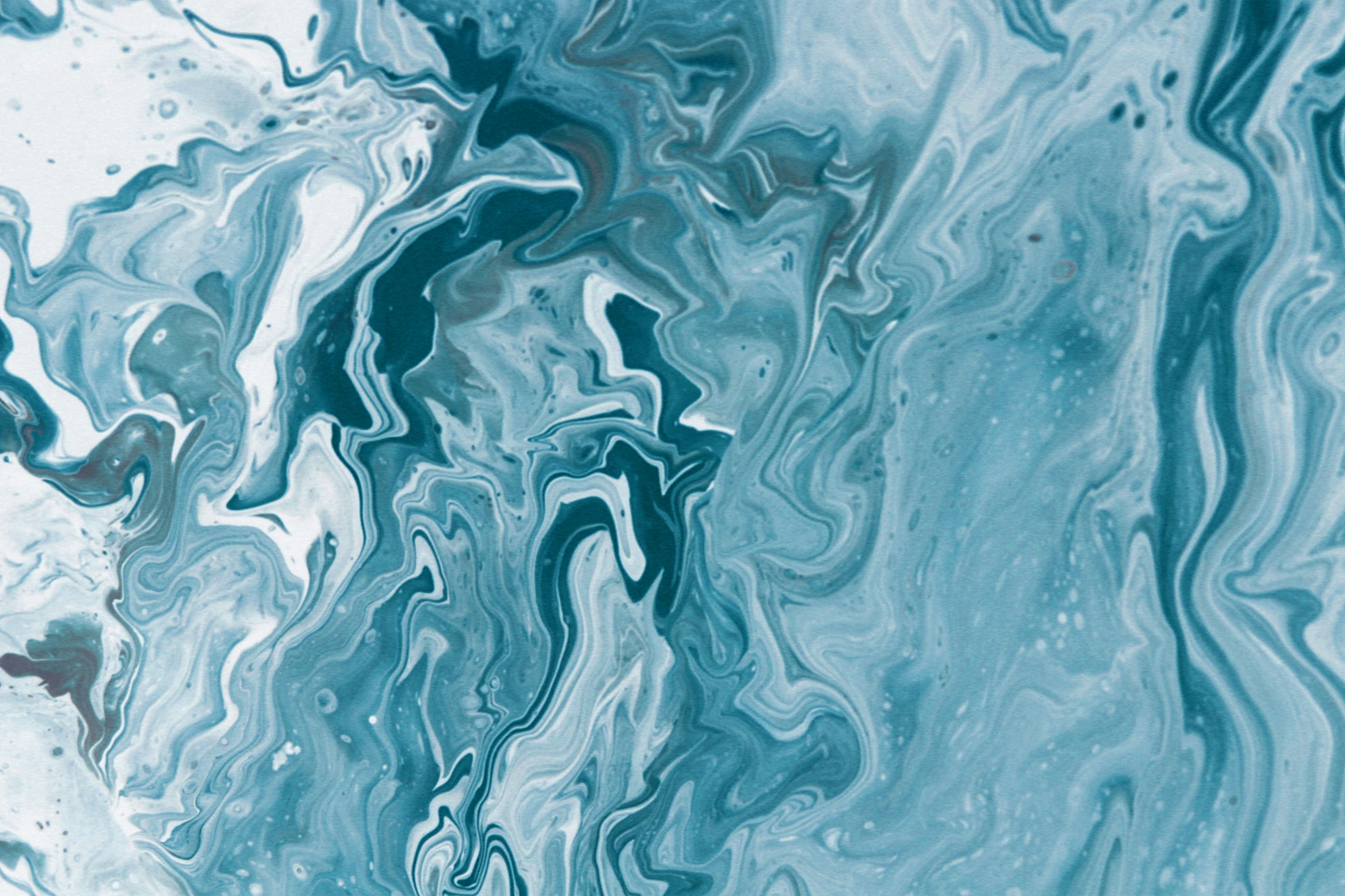 Captivating Blue Abstract Fluid Art Design · Free Stock Photo
