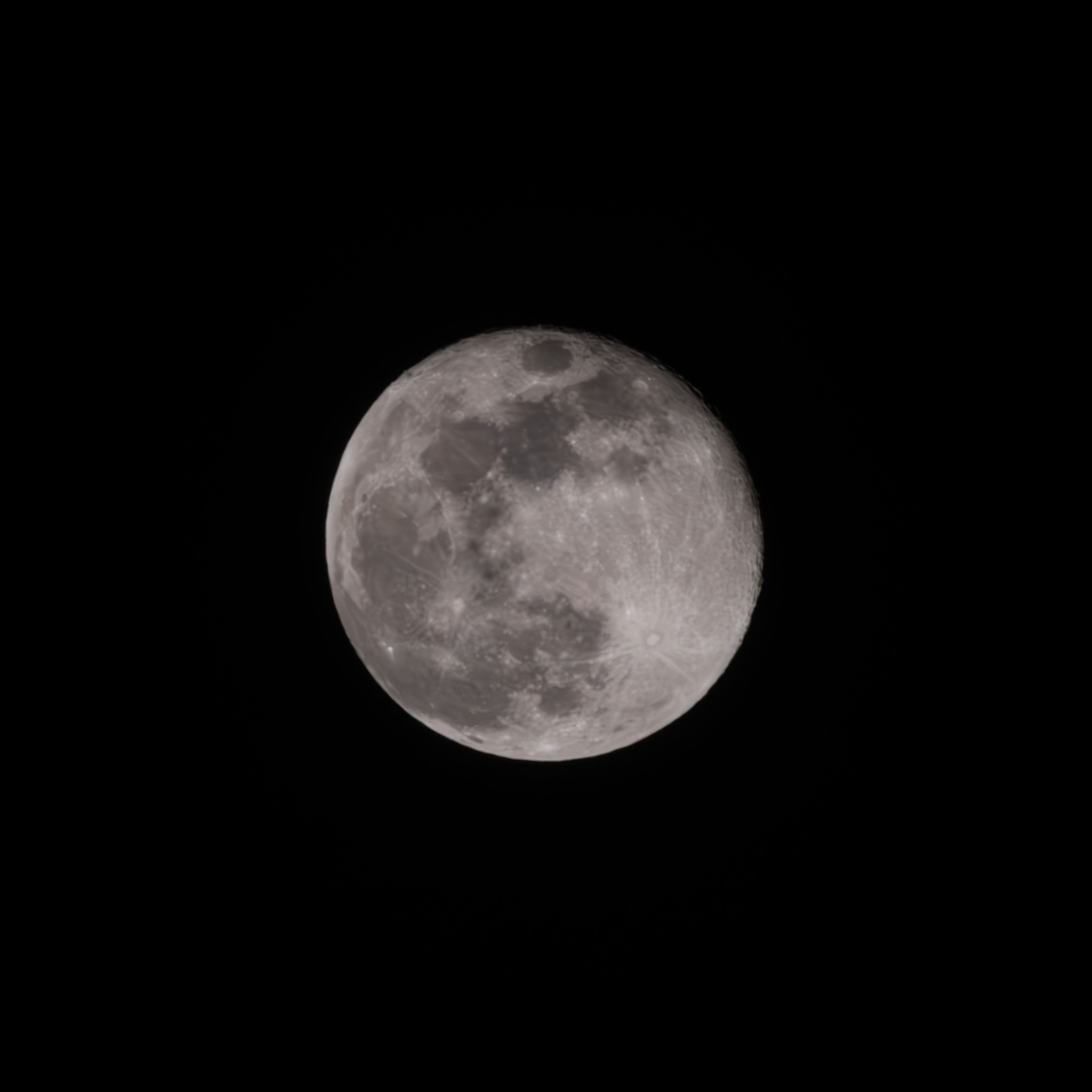 High-Resolution Full Moon Close-Up in Night Sky · Free Stock Photo
