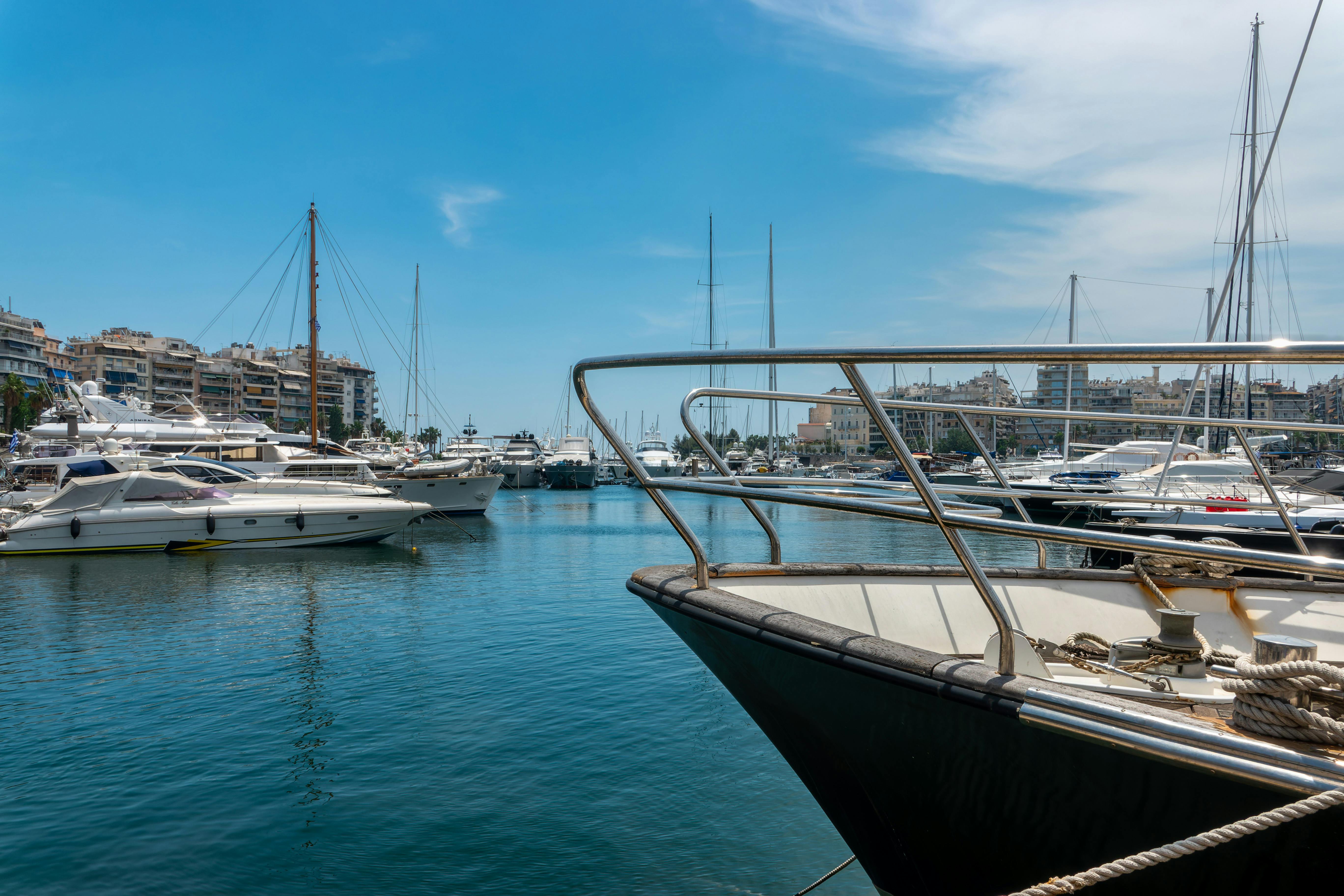 Luxury Yachts in Piraeus Marina, Greece · Free Stock Photo