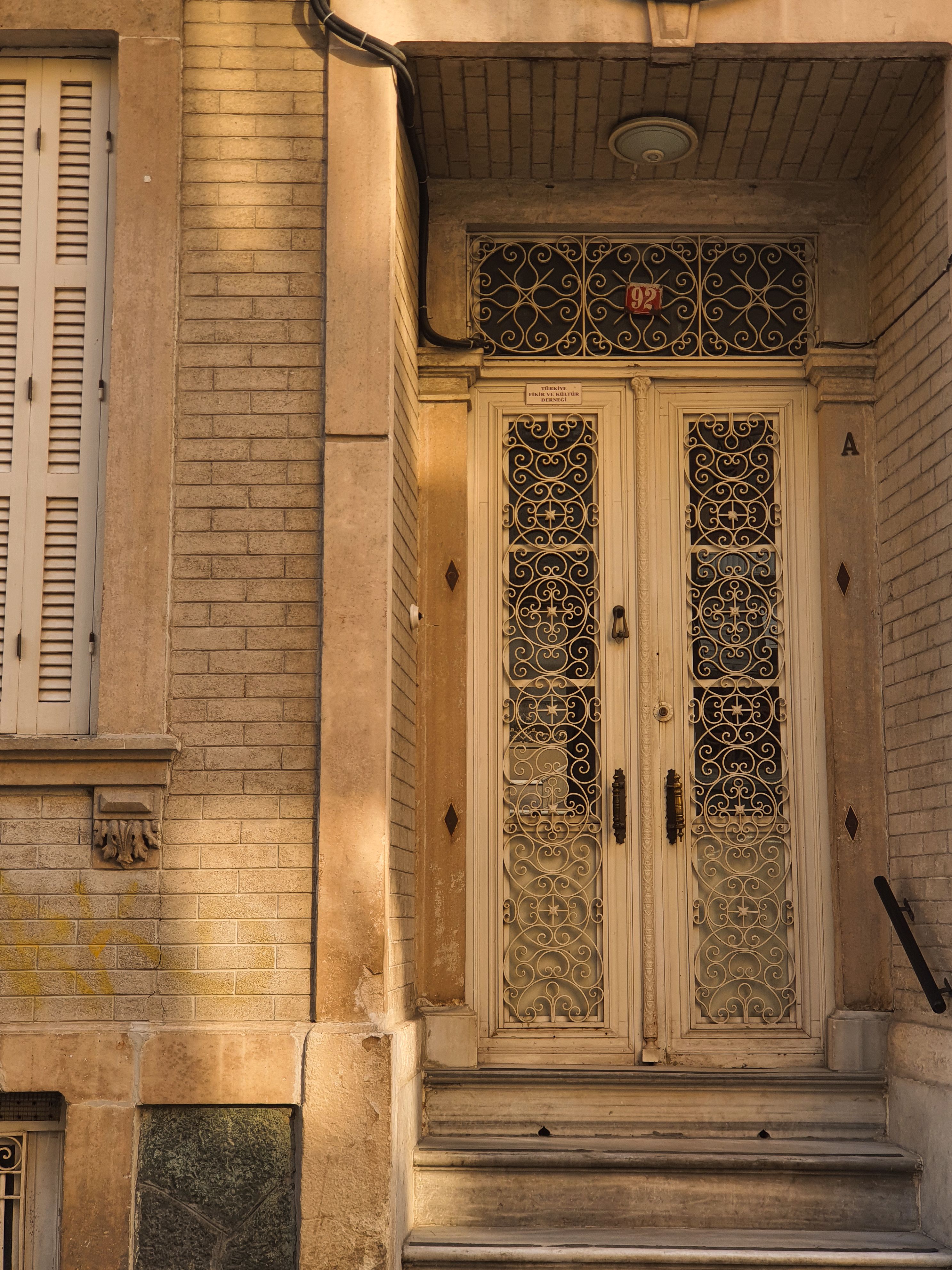 Ornate Antique Doorway with Intricate Design · Free Stock Photo