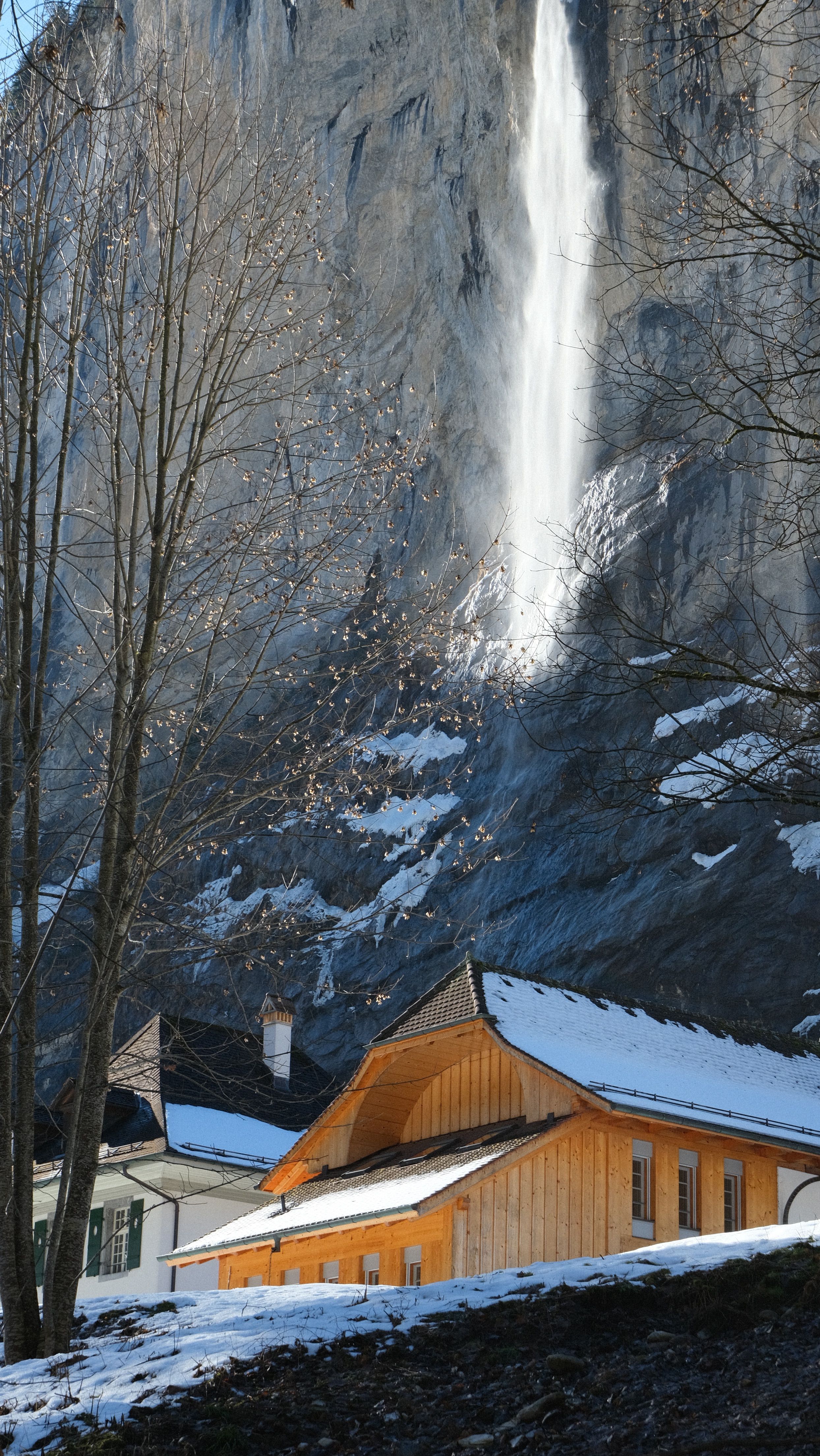 Snow Waterfall Photos, Download The BEST Free Snow Waterfall Stock ...