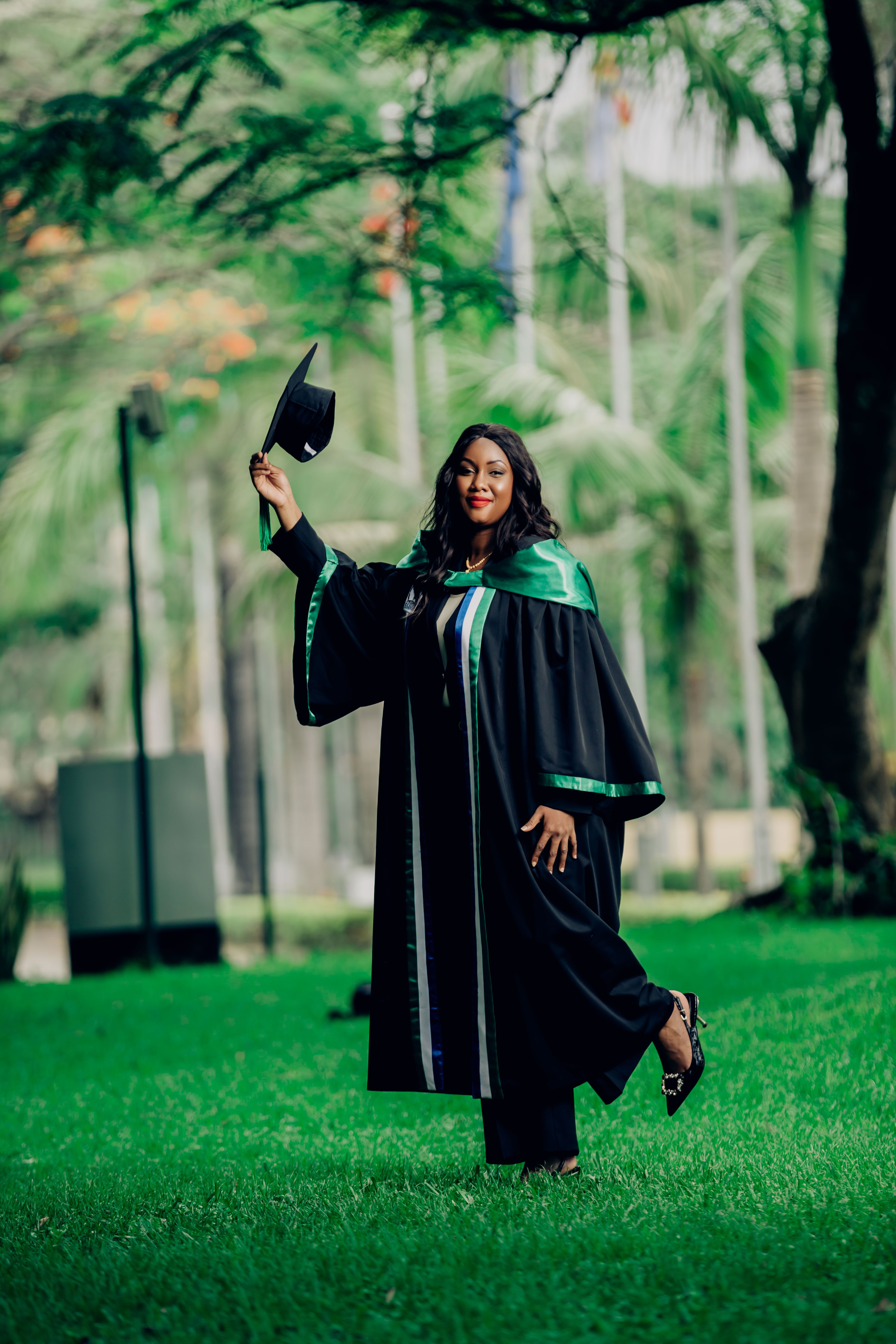 Joyful Graduation Celebration Outdoors · Free Stock Photo