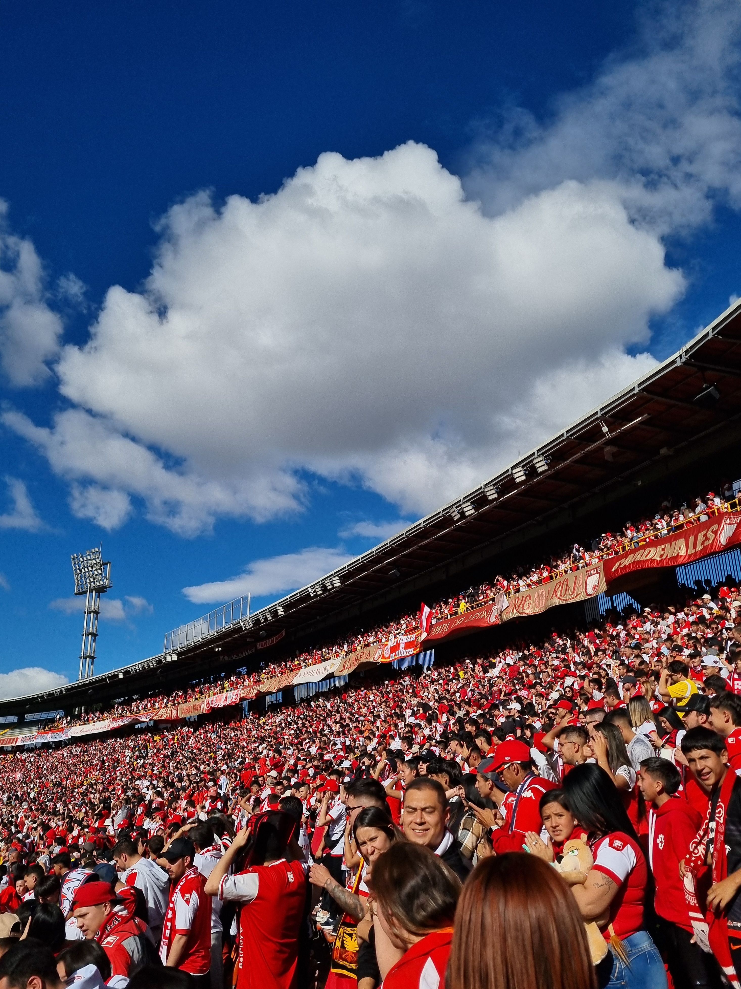 Energetic Football Match at Bogotá Stadium · Free Stock Photo