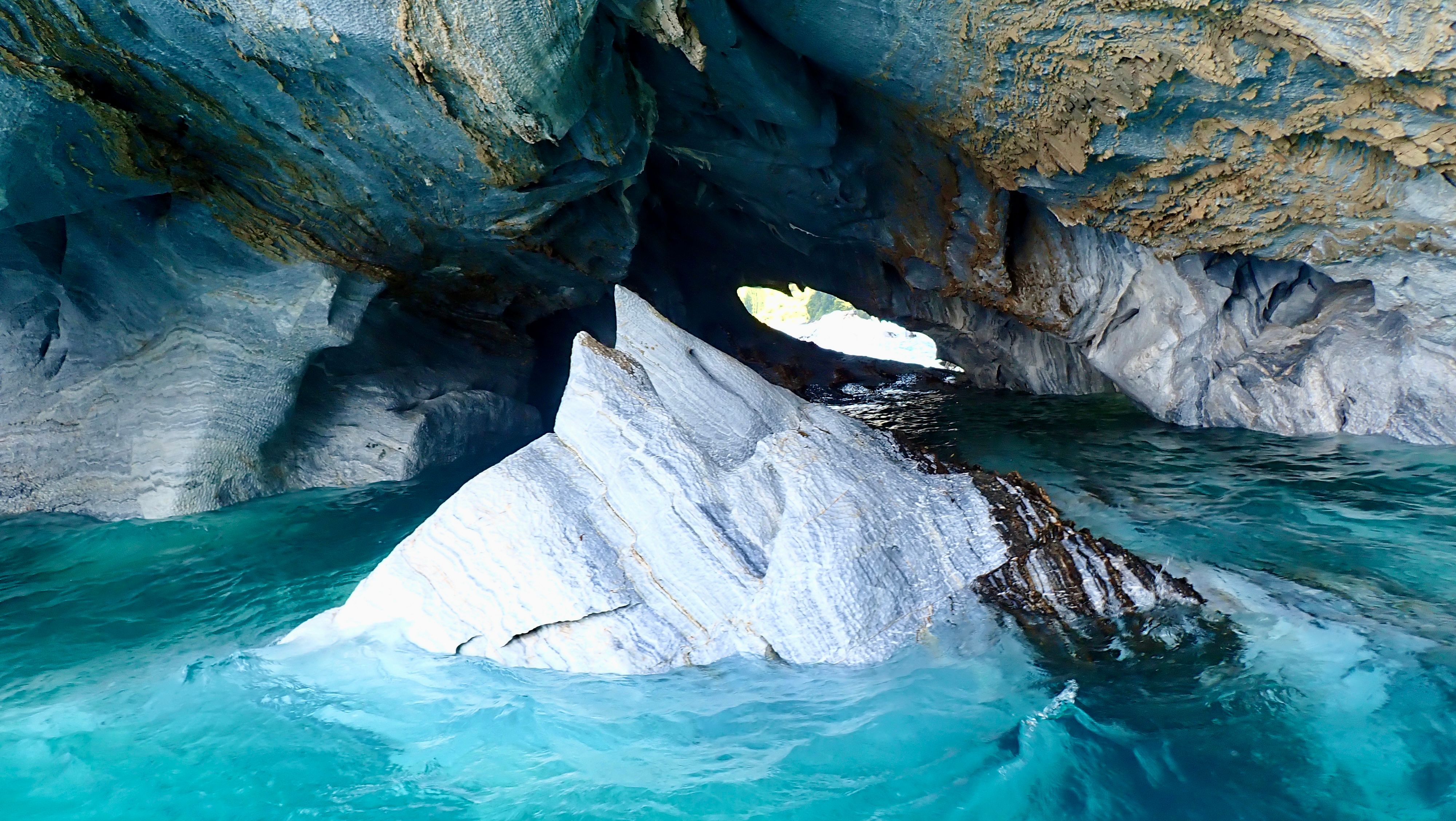 Stunning Marble Caves with Azure Waters · Free Stock Photo