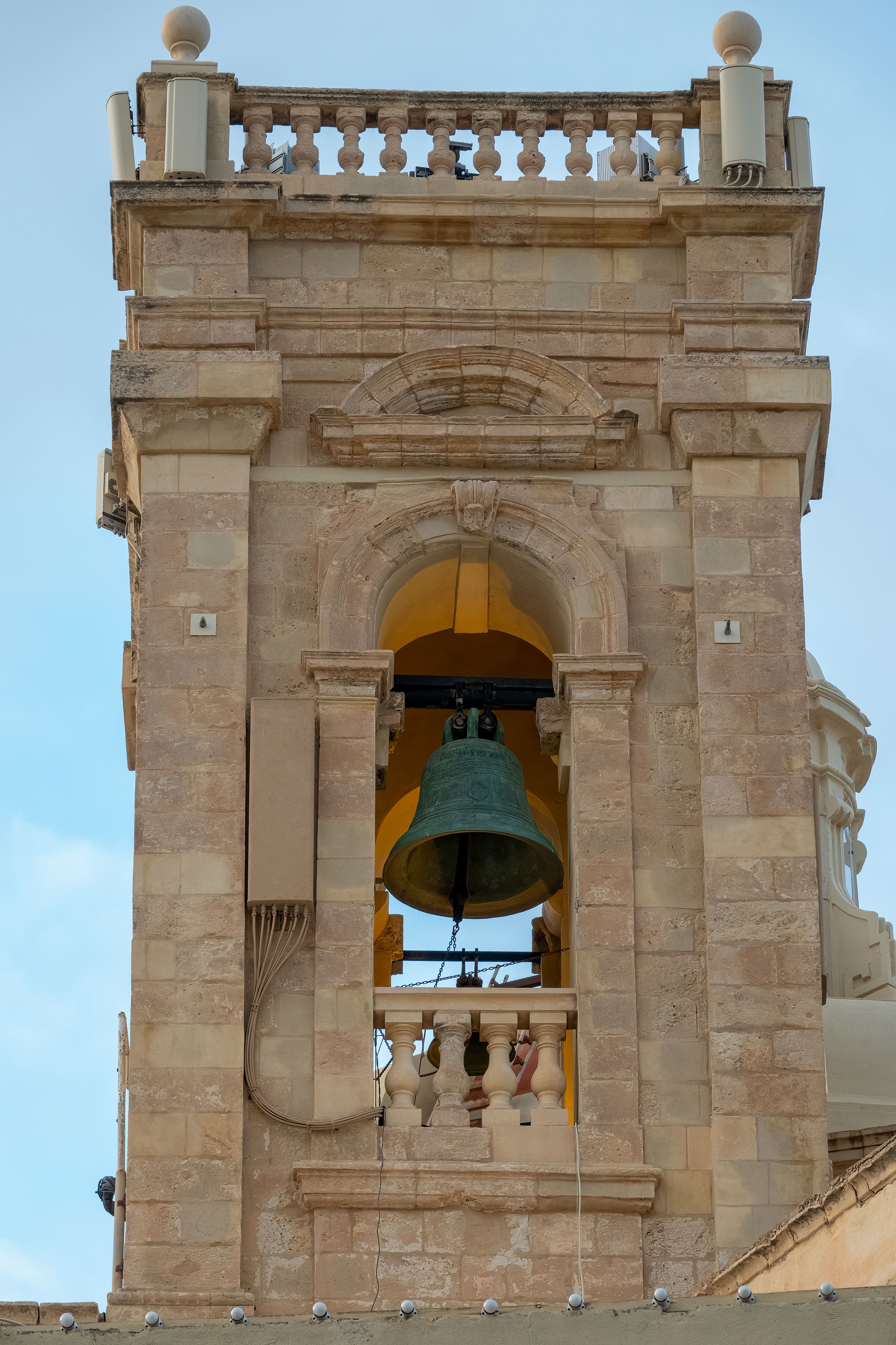 Historic Bell Tower in Malta's Sunlight · Free Stock Photo
