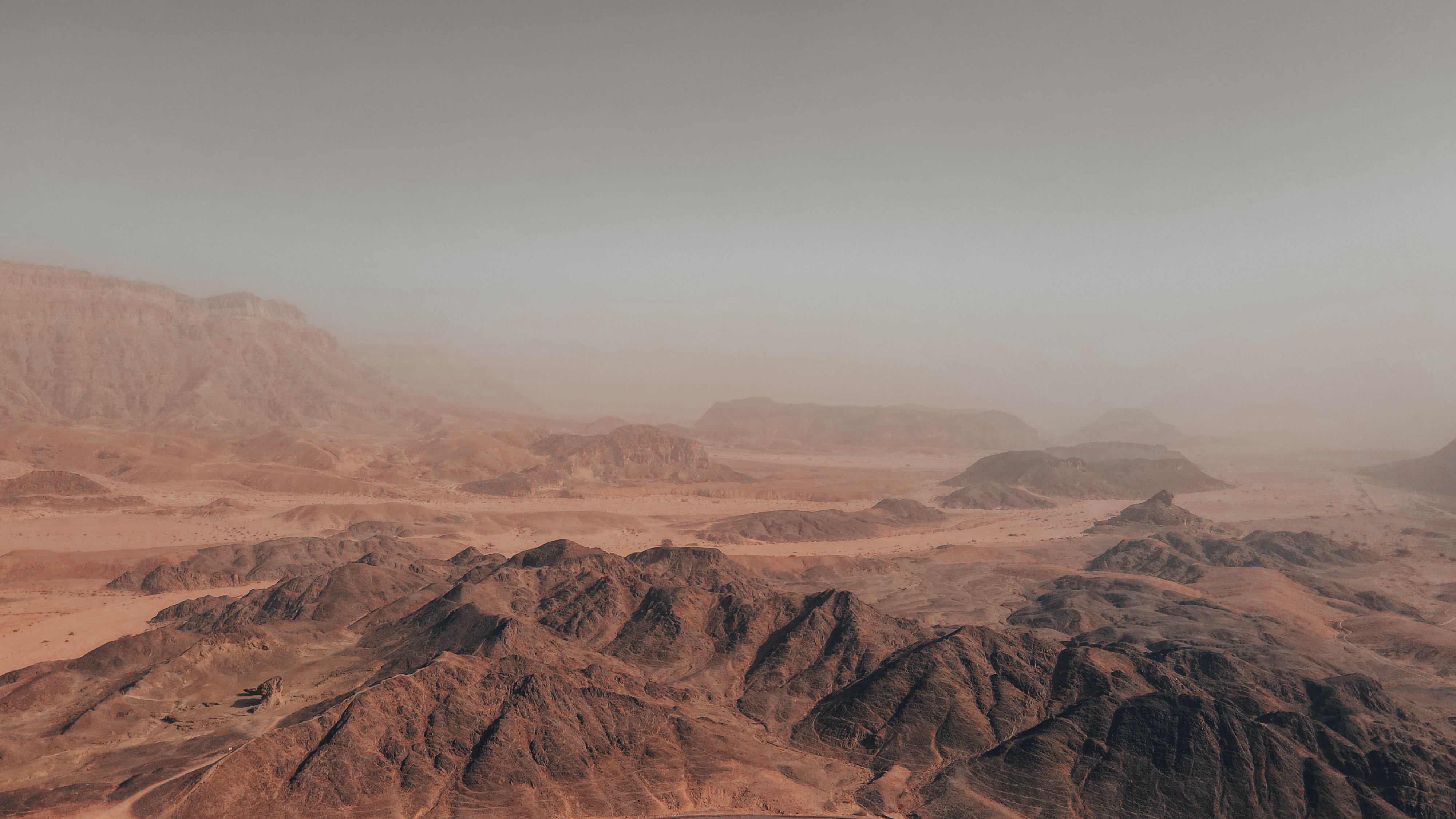 Aerial View of Desert Landscape in Israel · Free Stock Photo