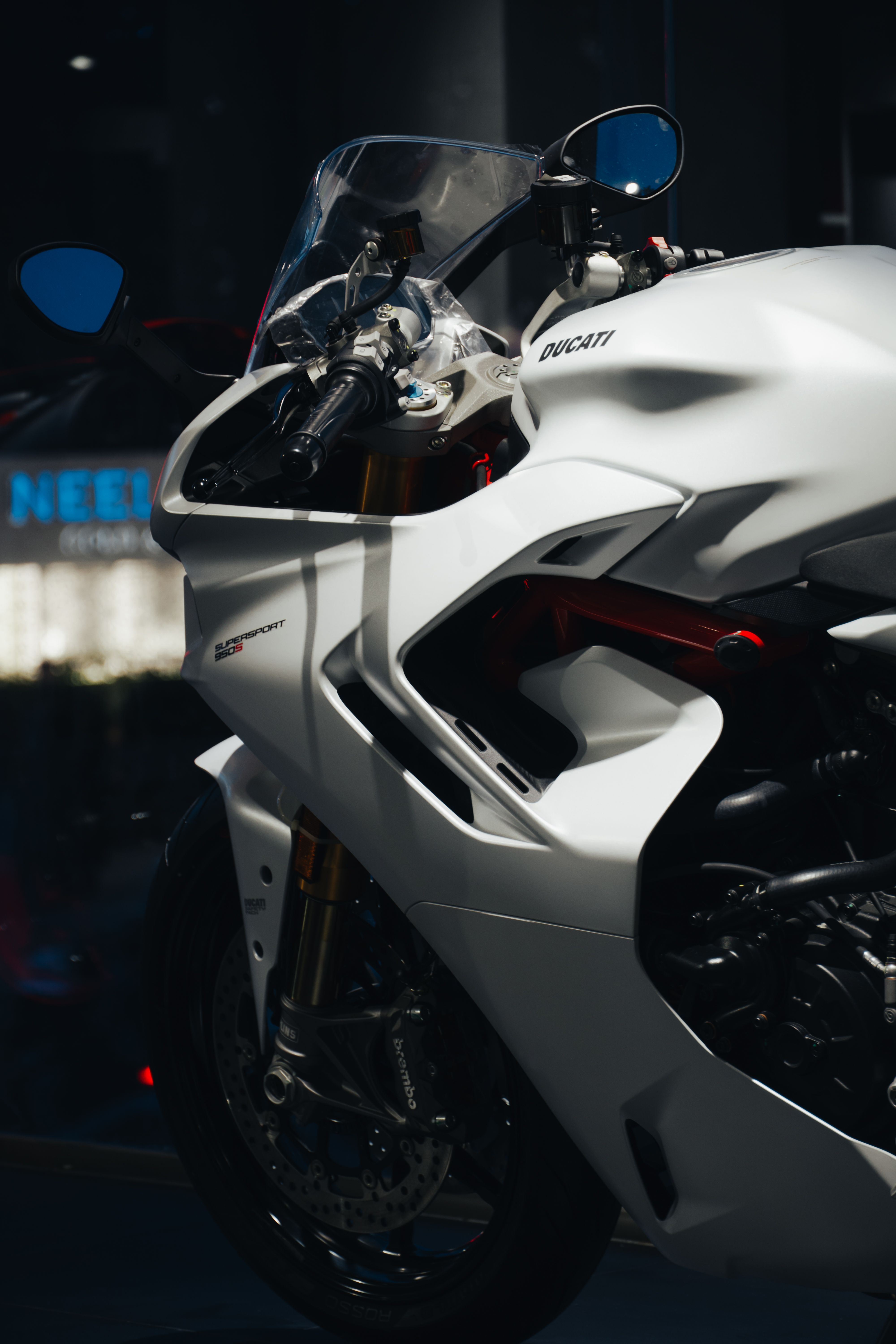 Sleek Ducati Motorbike Displayed Indoors · Free Stock Photo