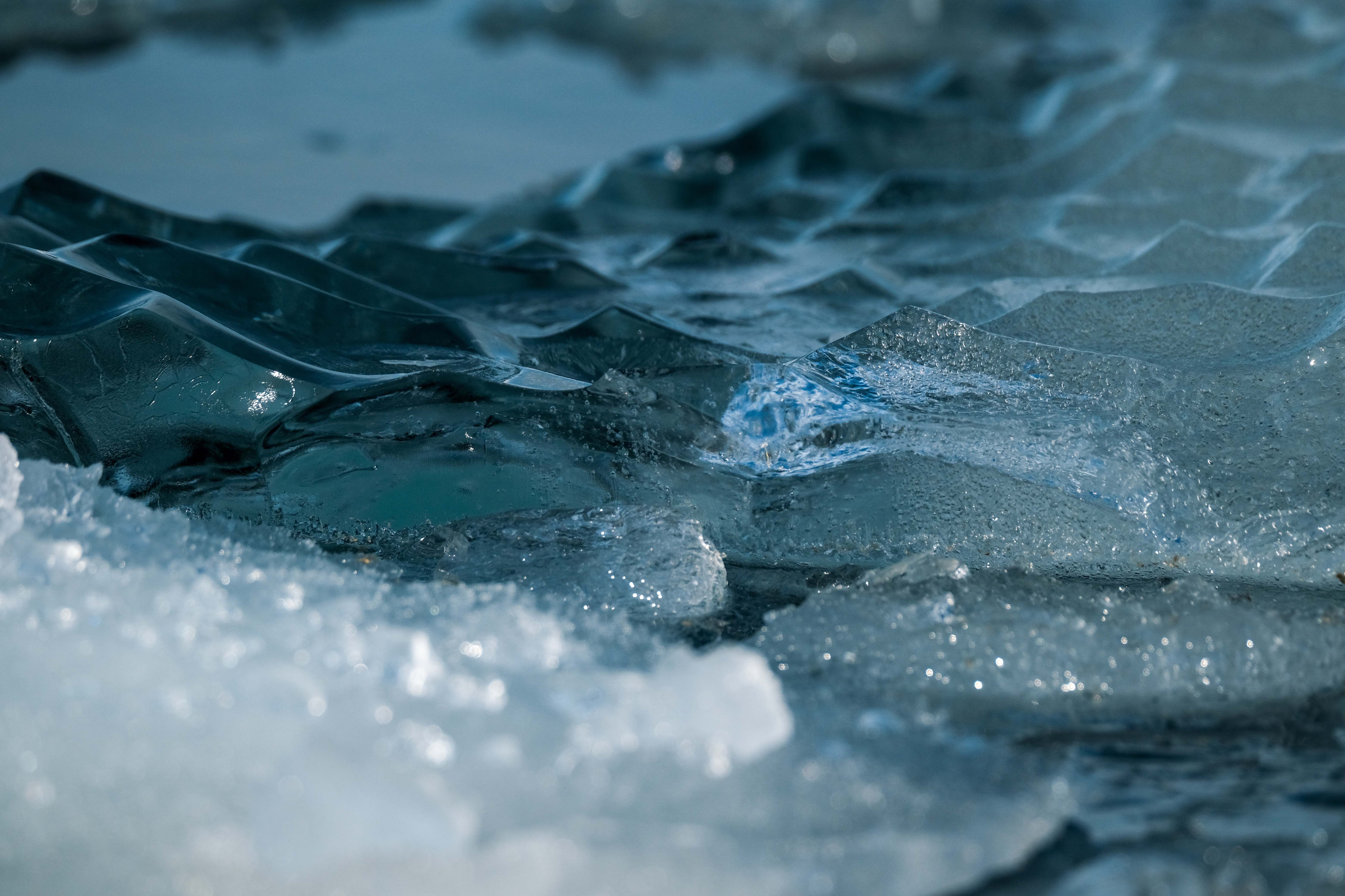 Close-up of Natural Ice Formations in Winter · Free Stock Photo