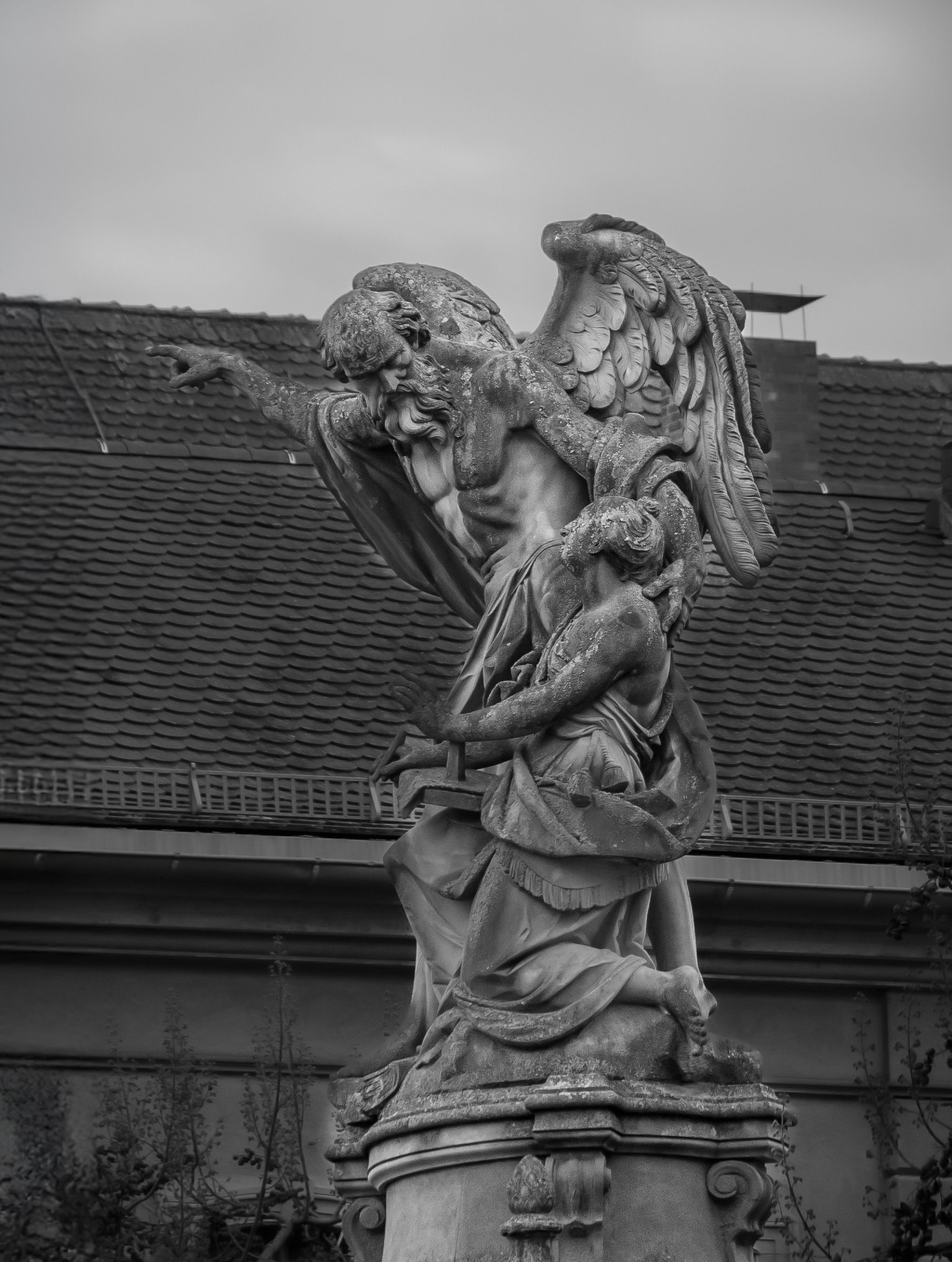 Historic Angel Statue in Würzburg Germany · Free Stock Photo