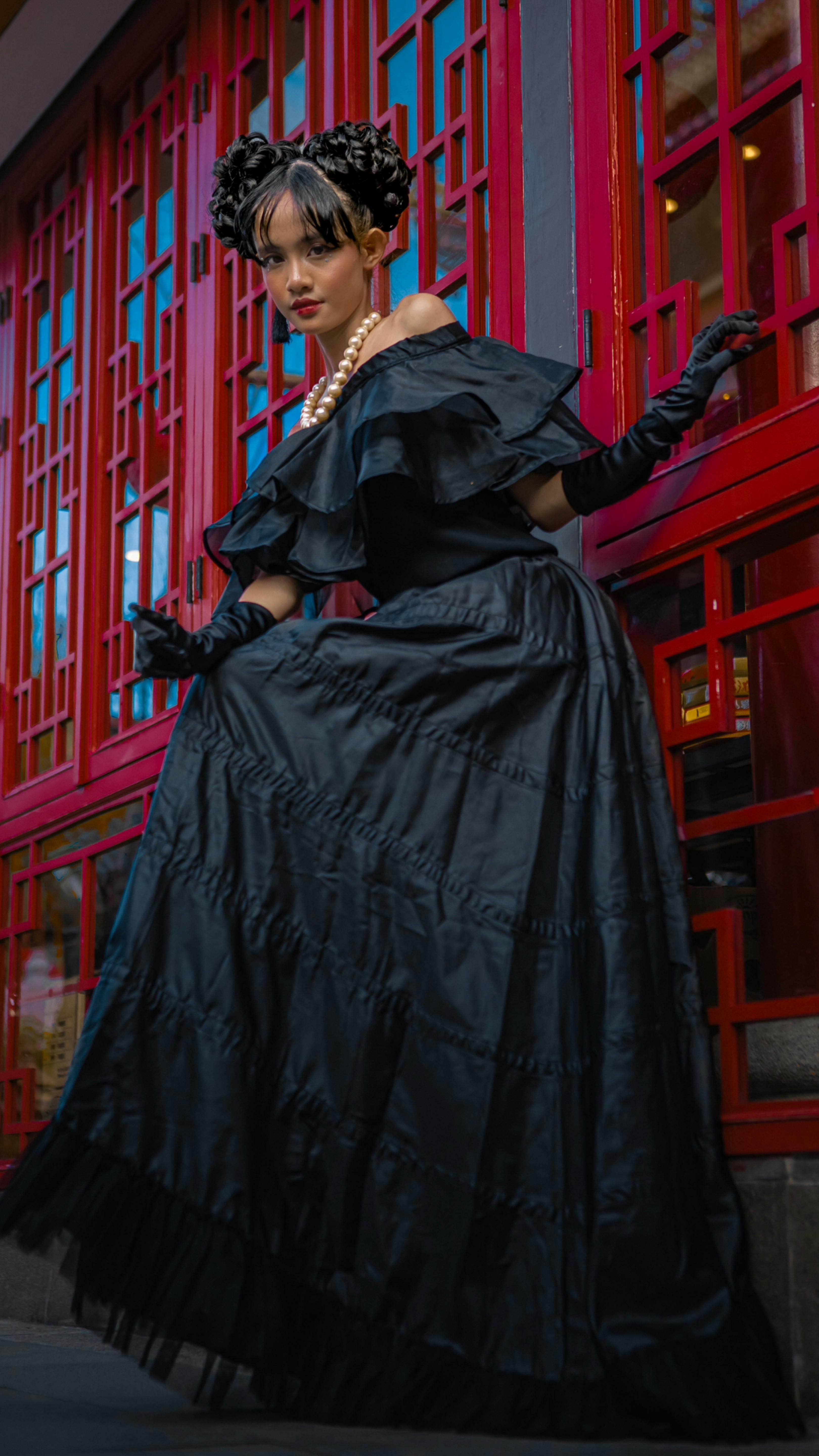 Elegant Fashion Shoot in Jakarta's Chinatown · Free Stock Photo