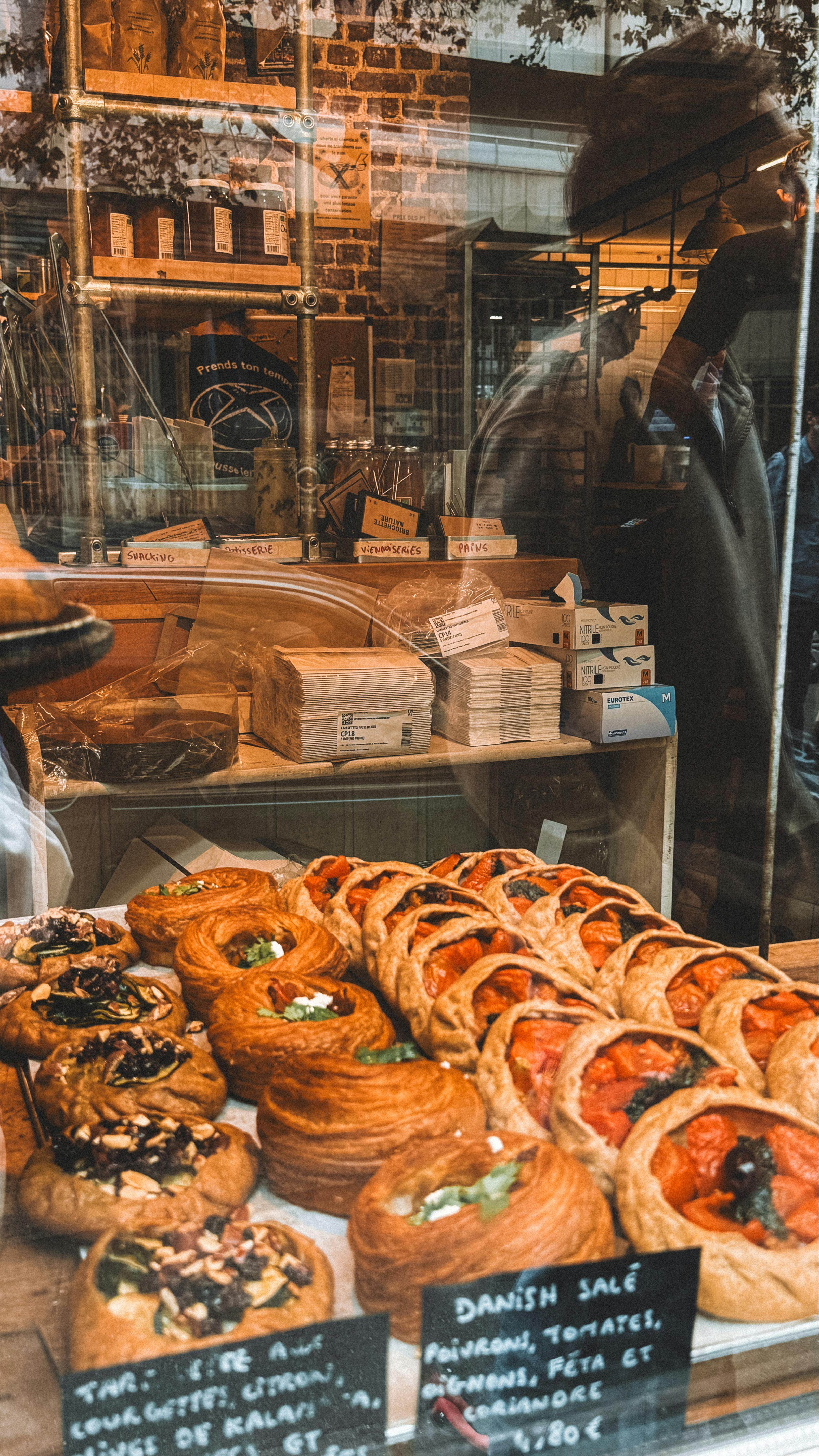 Bakery Window Display in Paris · Free Stock Photo