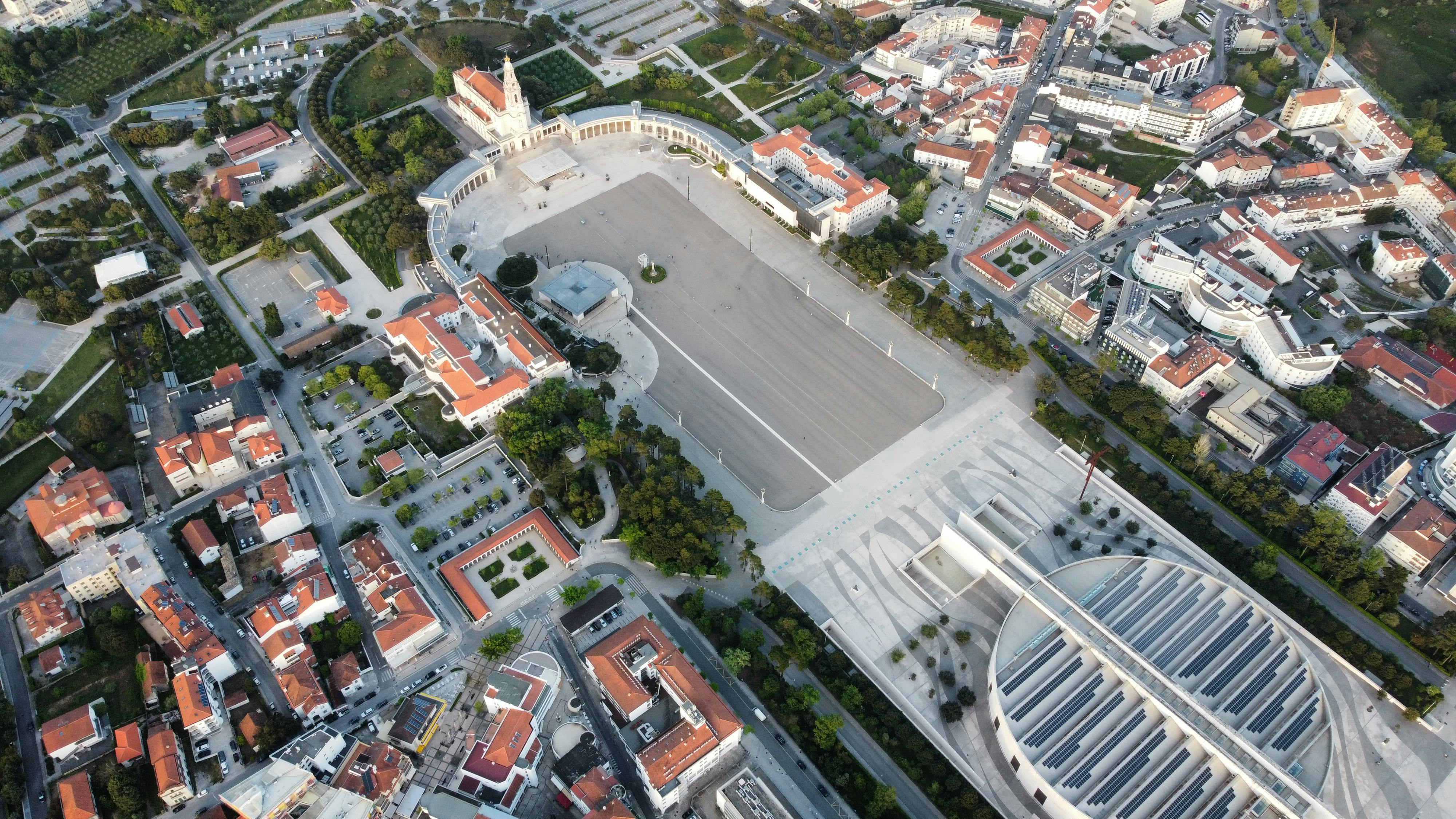 Aerial View of Fátima Sanctuary, Portugal · Free Stock Photo