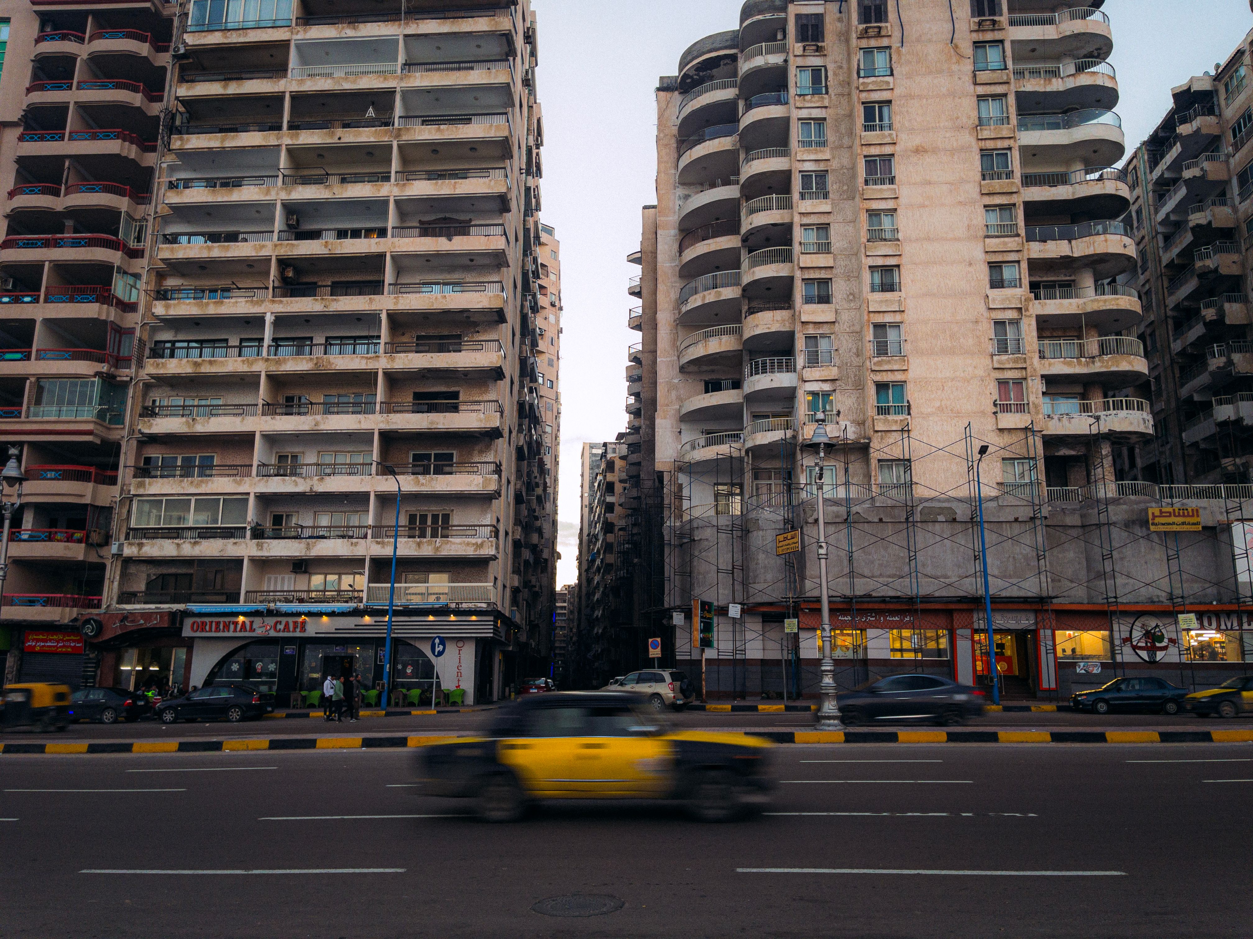 Bustling Urban Street in Alexandria, Egypt · Free Stock Photo