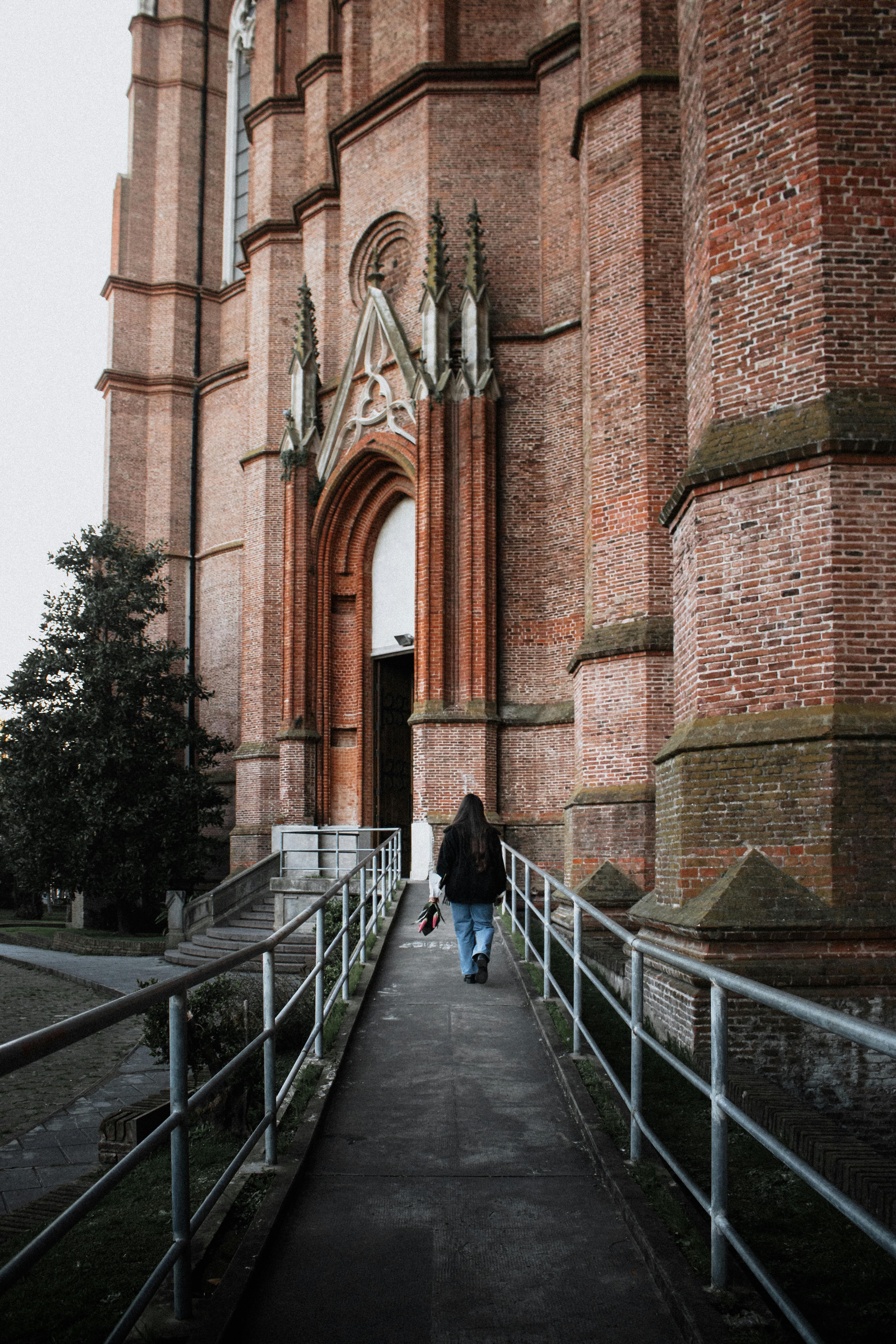 Gothic Cathedral Entrance in La Plata, Argentina · Free Stock Photo