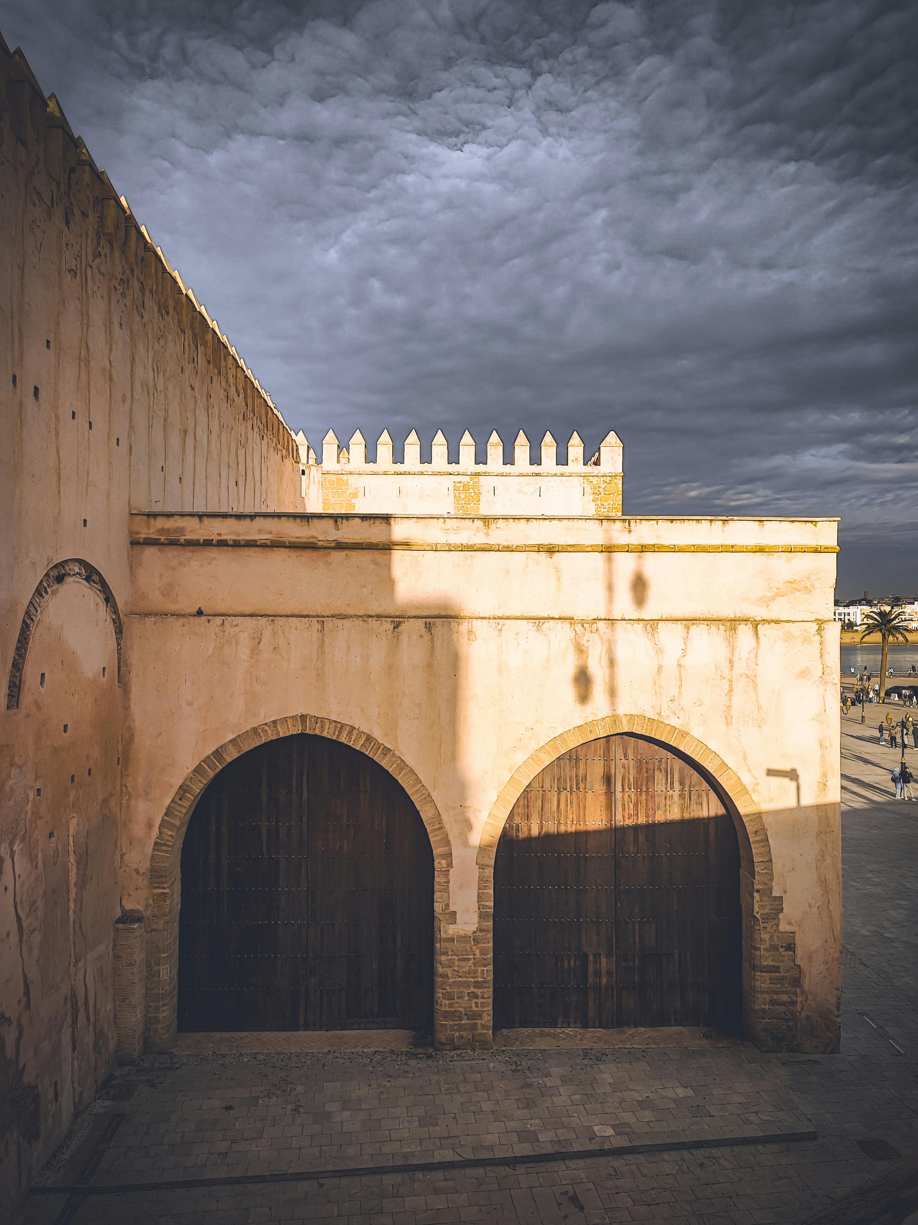 Historic Moroccan Architecture in Rabat at Sunset · Free Stock Photo
