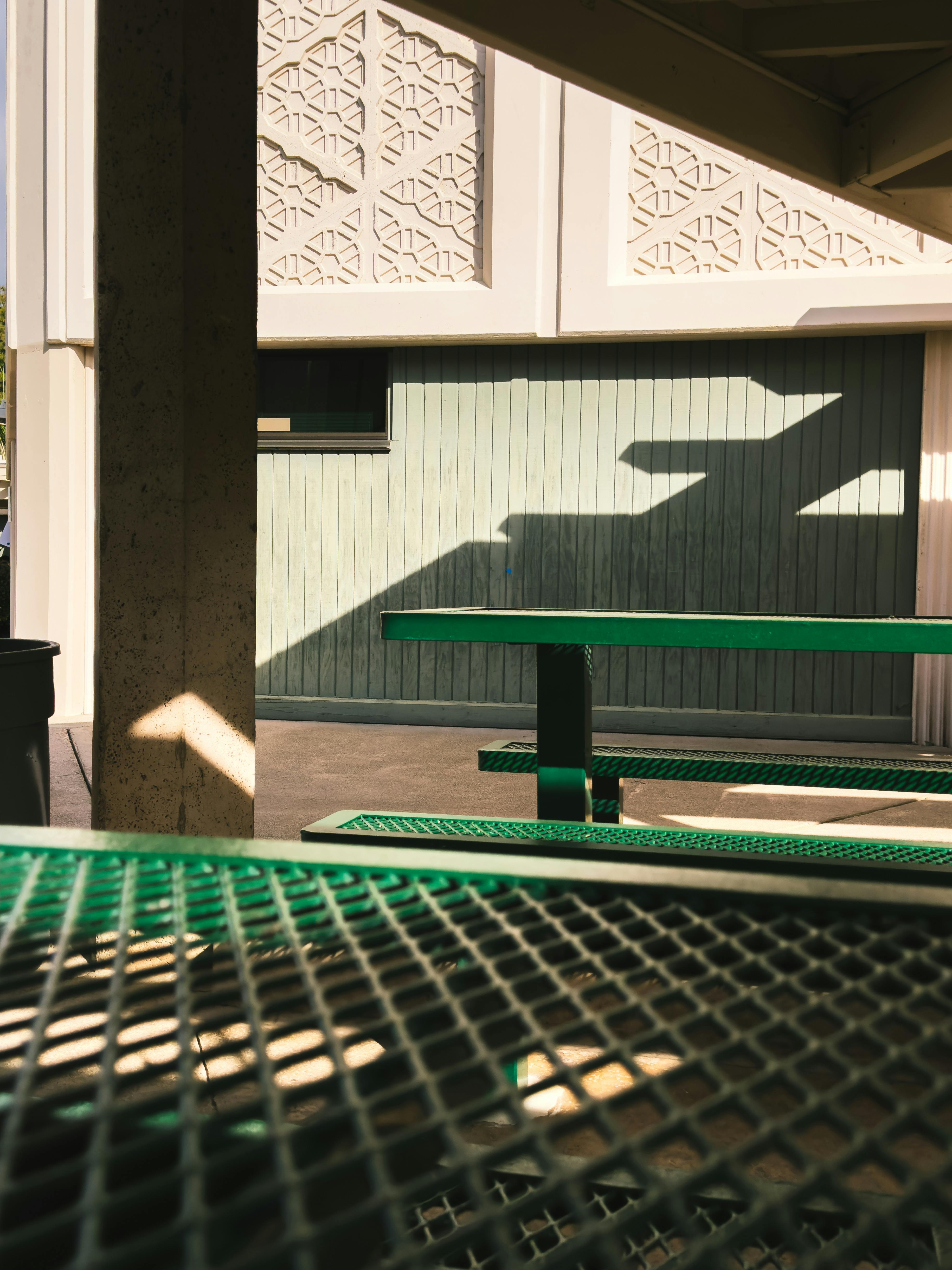 High School Cafeteria Shadows in Irvine · Free Stock Photo