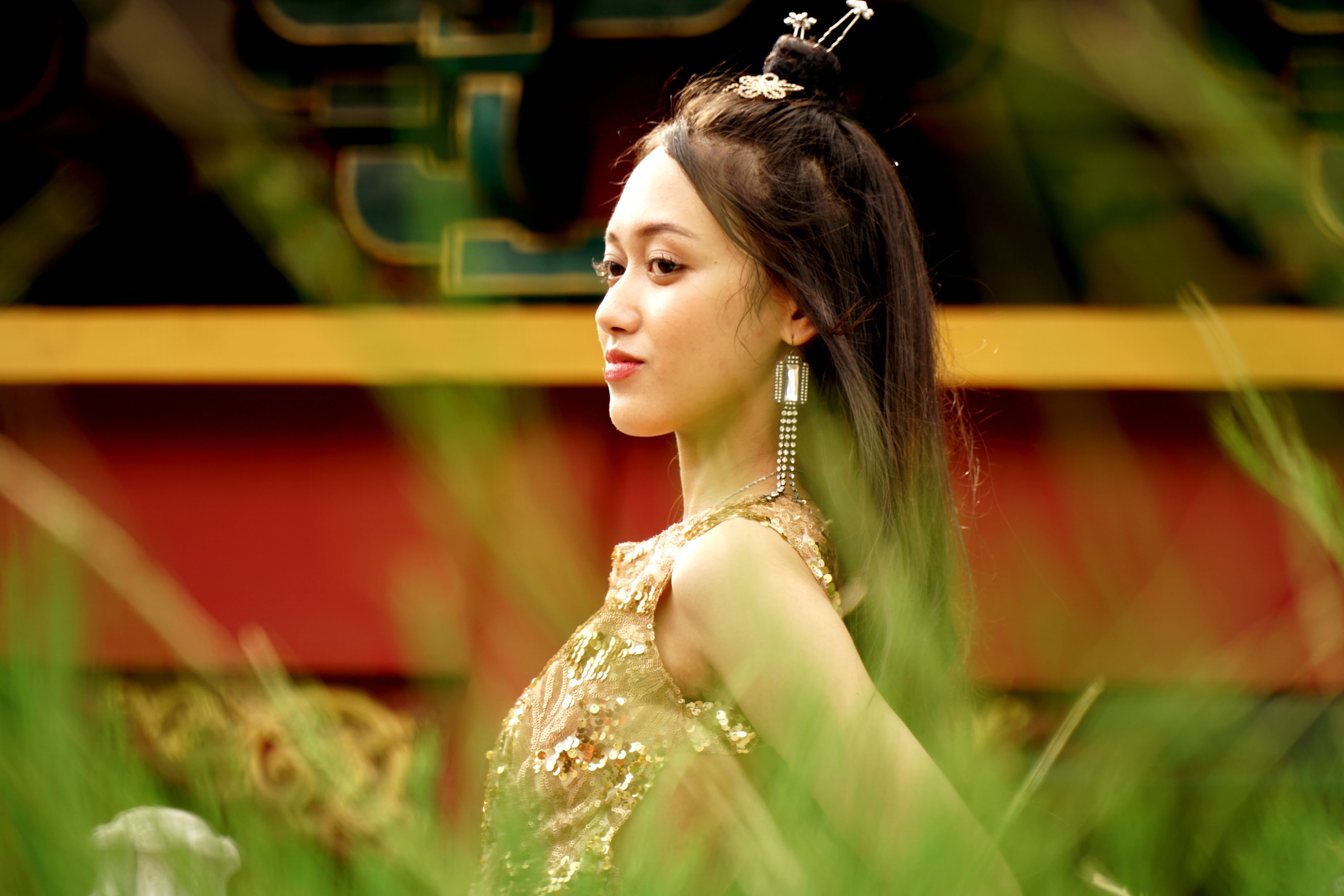 Elegant Woman in Traditional Dress, Jakarta · Free Stock Photo