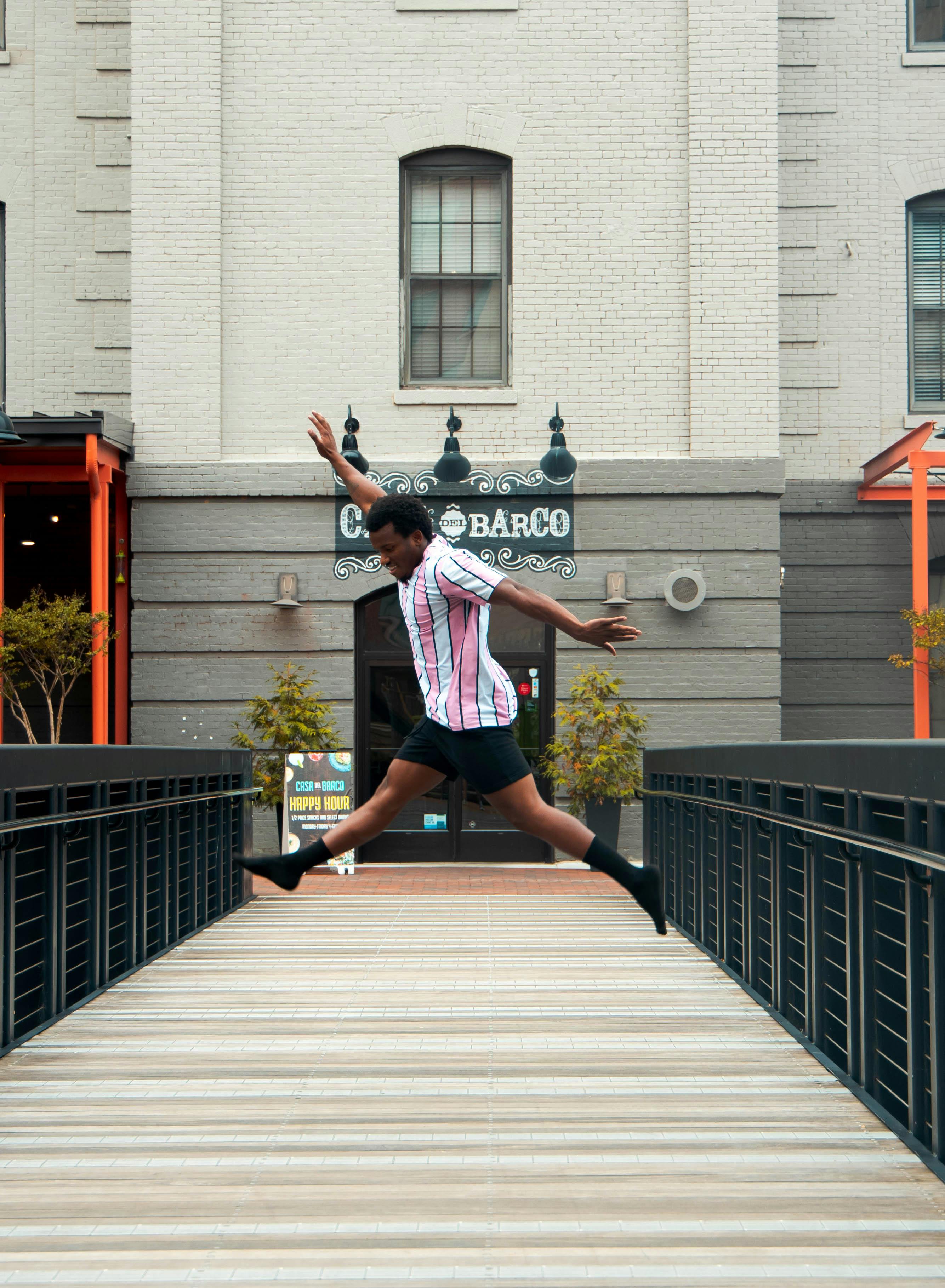 Dynamic Jump in Richmond Urban Setting · Free Stock Photo