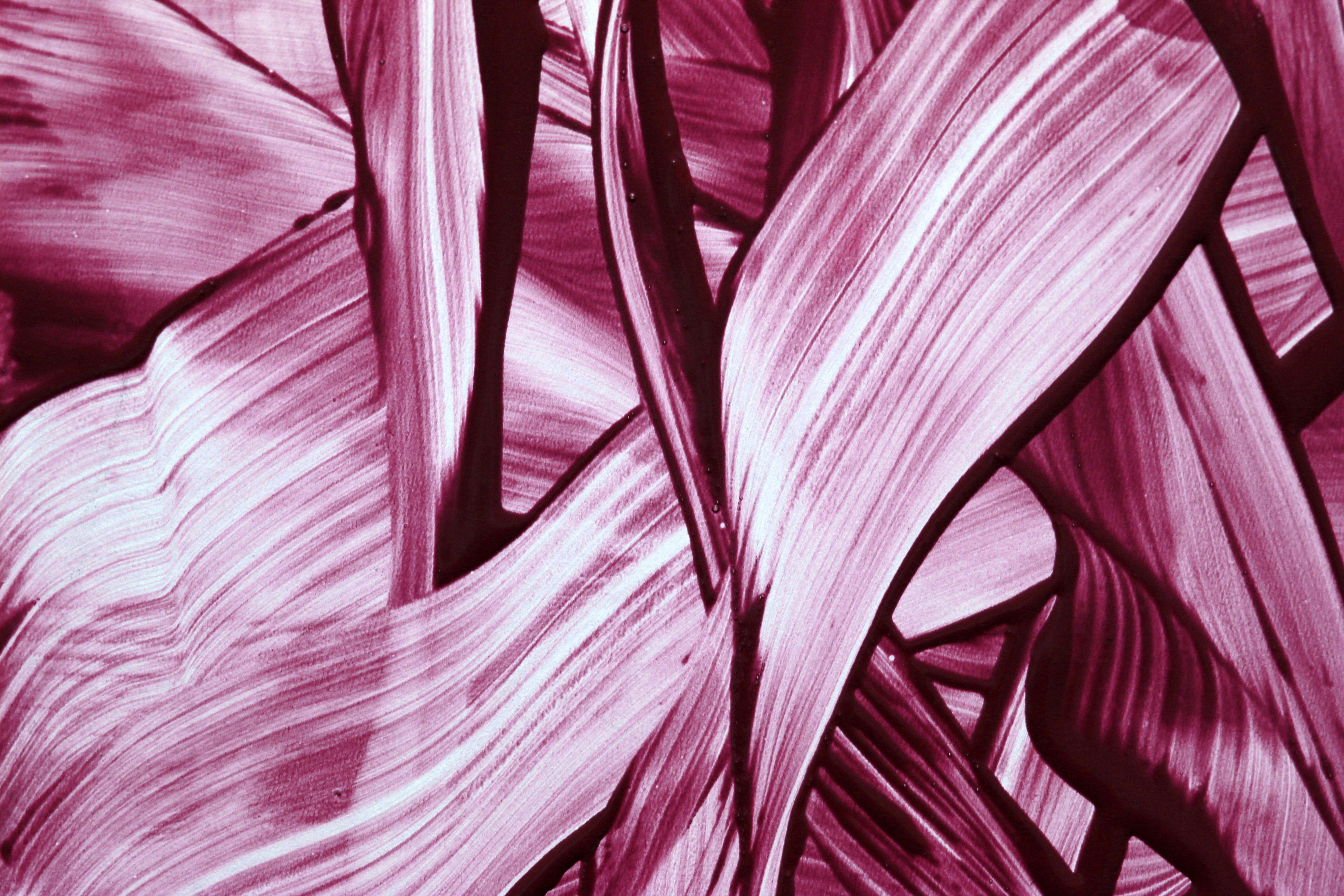 Abstract Expressionism in Pink Brushstrokes Art · Free Stock Photo