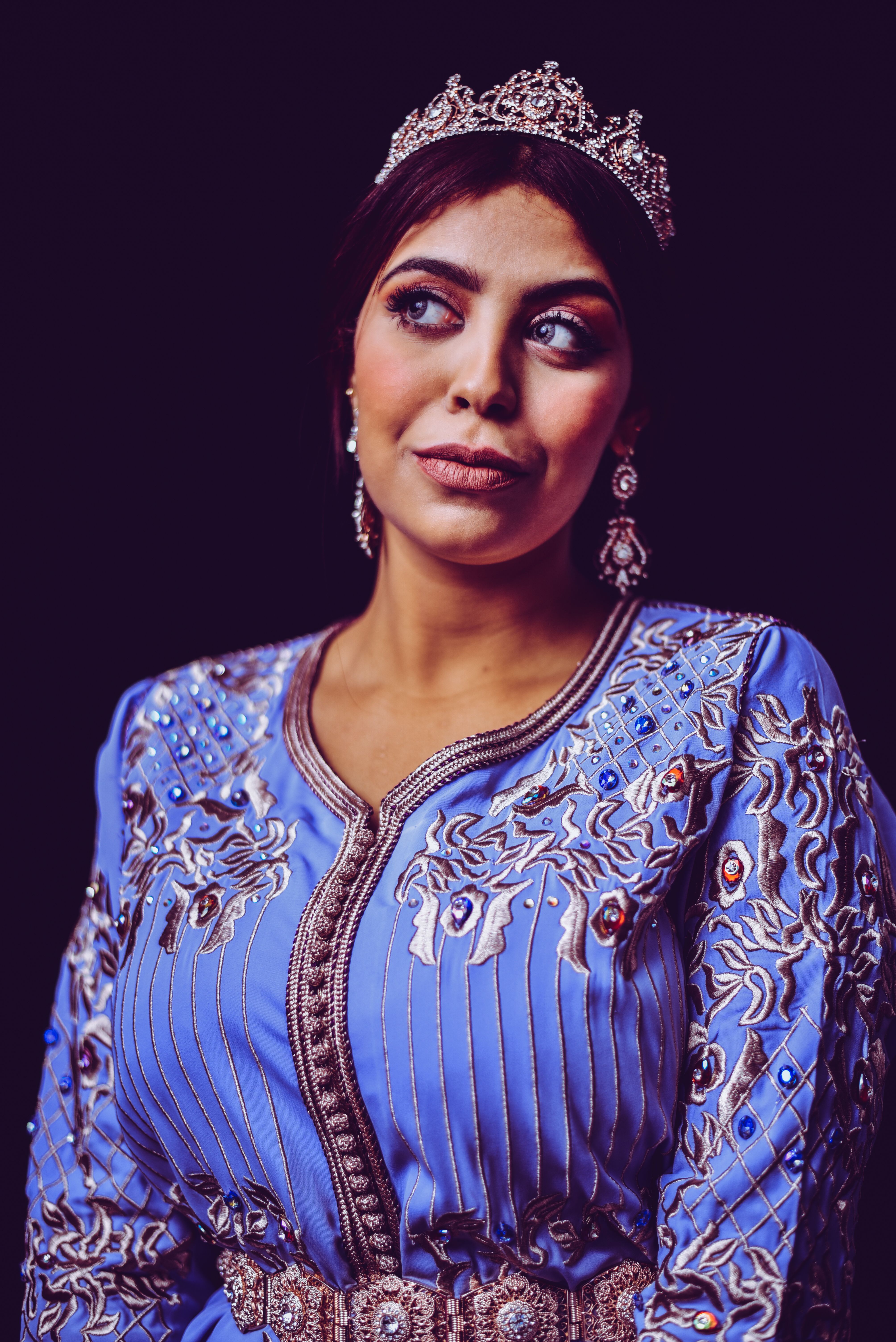 Elegant Moroccan Woman in Traditional Attire · Free Stock Photo