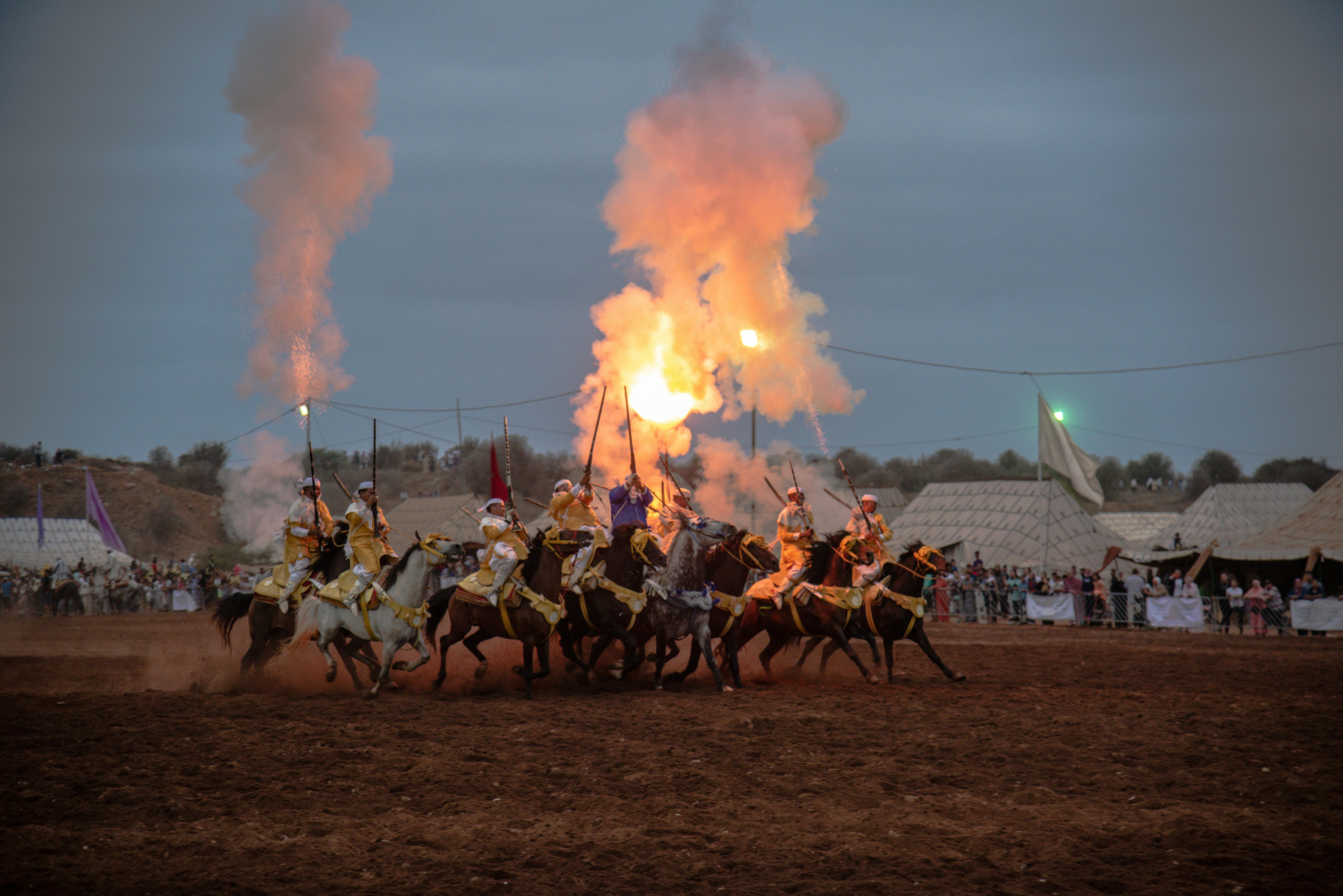 Traditional Fantasia Festival in Rabat · Free Stock Photo