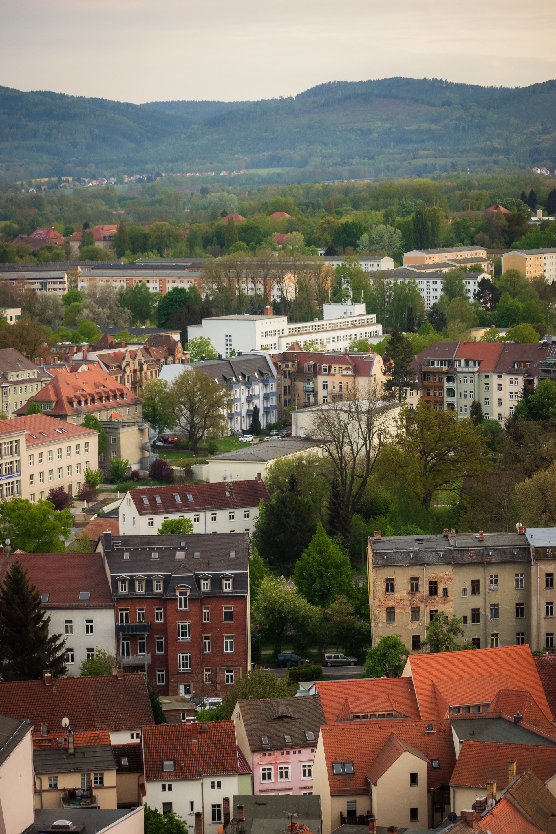 Aerial View of Colorful European Town · Free Stock Photo