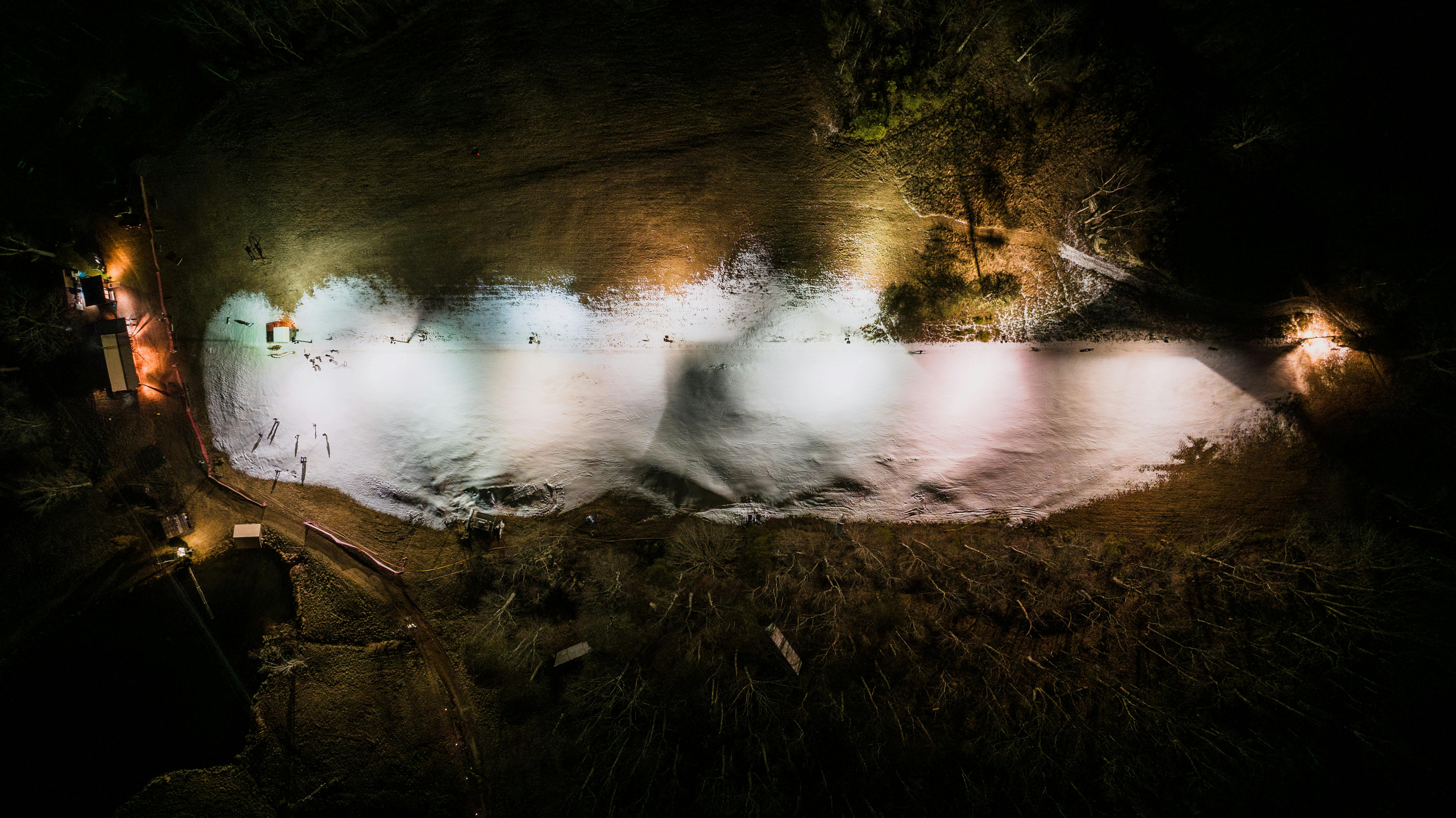 Night Skiing at Cloudmont Resort in Alabama · Free Stock Photo