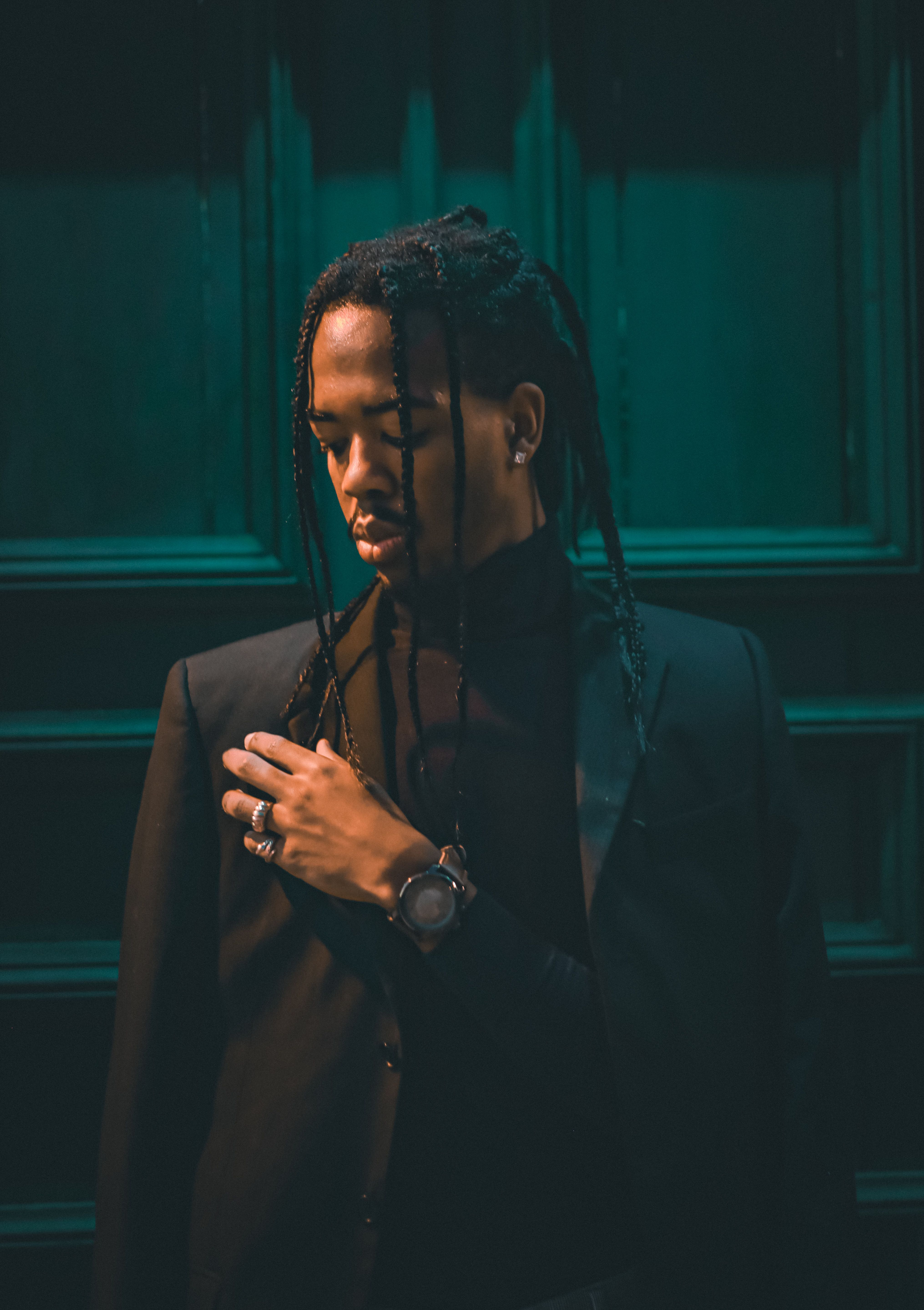 Stylish Portrait of a Man in Dramatic Lighting · Free Stock Photo