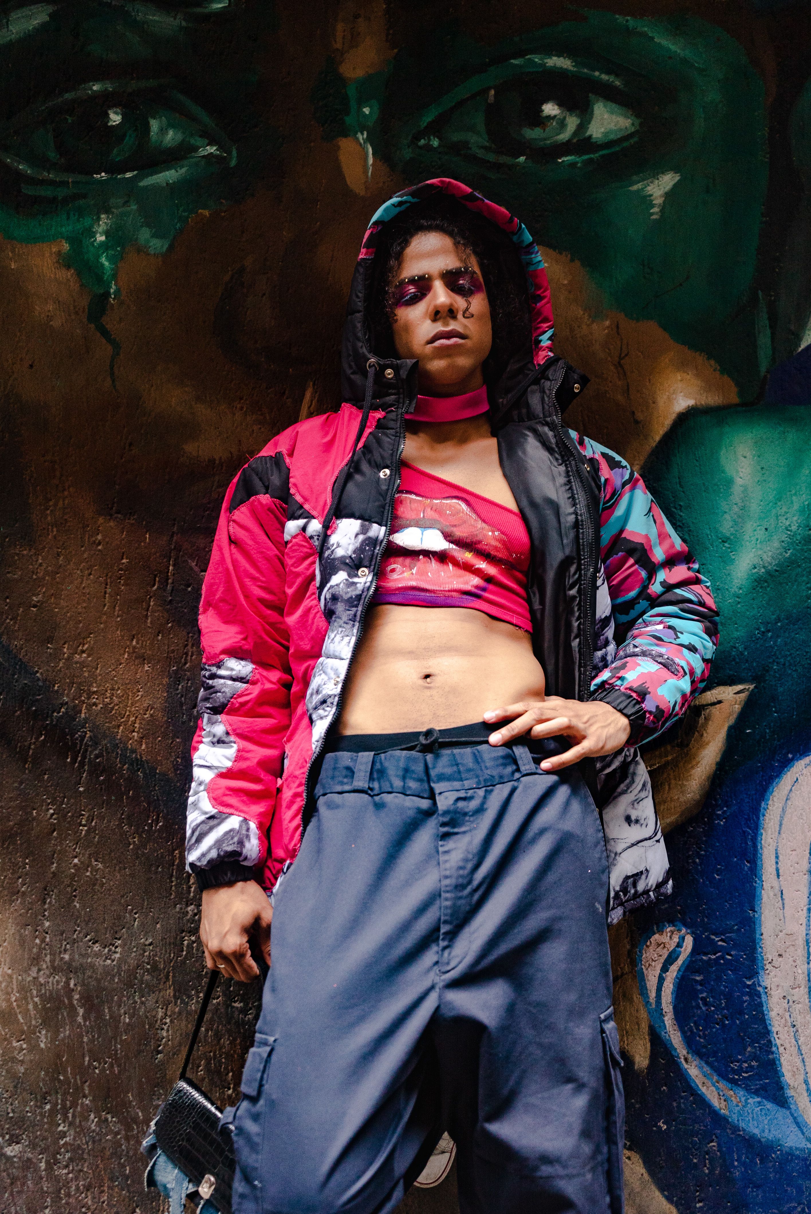 Urban Fashion with Bold Graffiti and Street Style · Free Stock Photo
