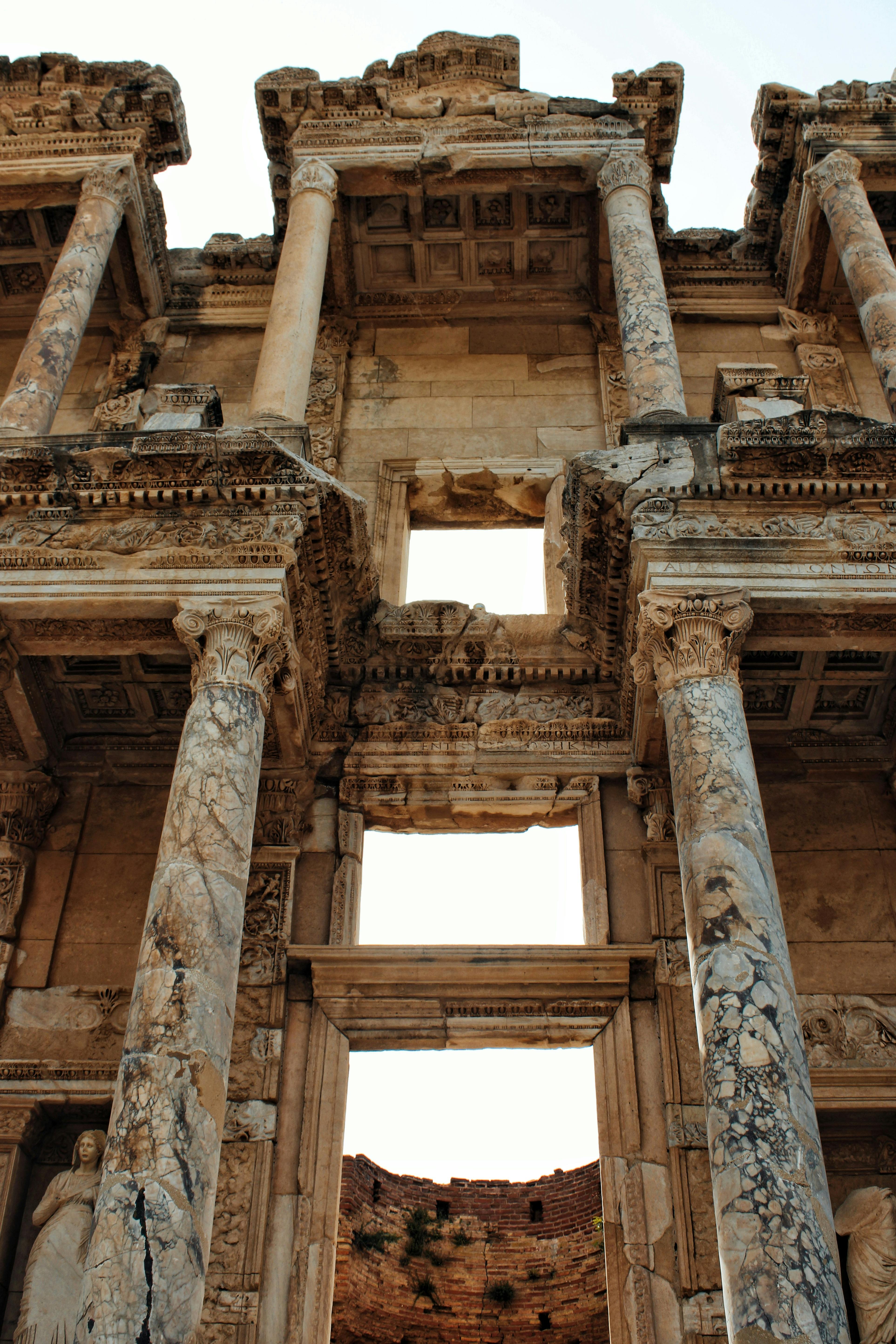 Majestic Ruins of Celsus Library in Ephesus · Free Stock Photo