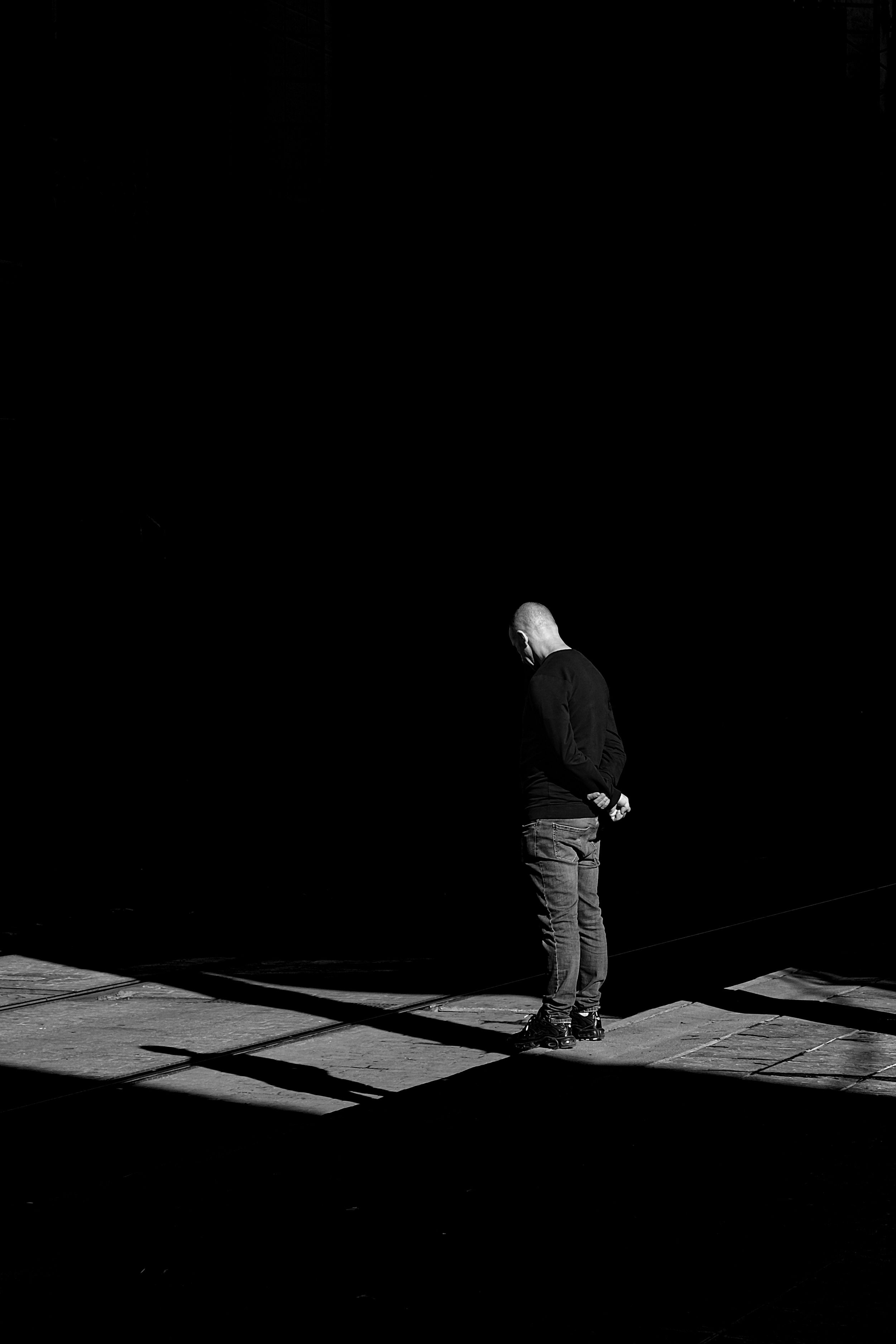 Monochrome Street Scene in Oran, Algeria · Free Stock Photo