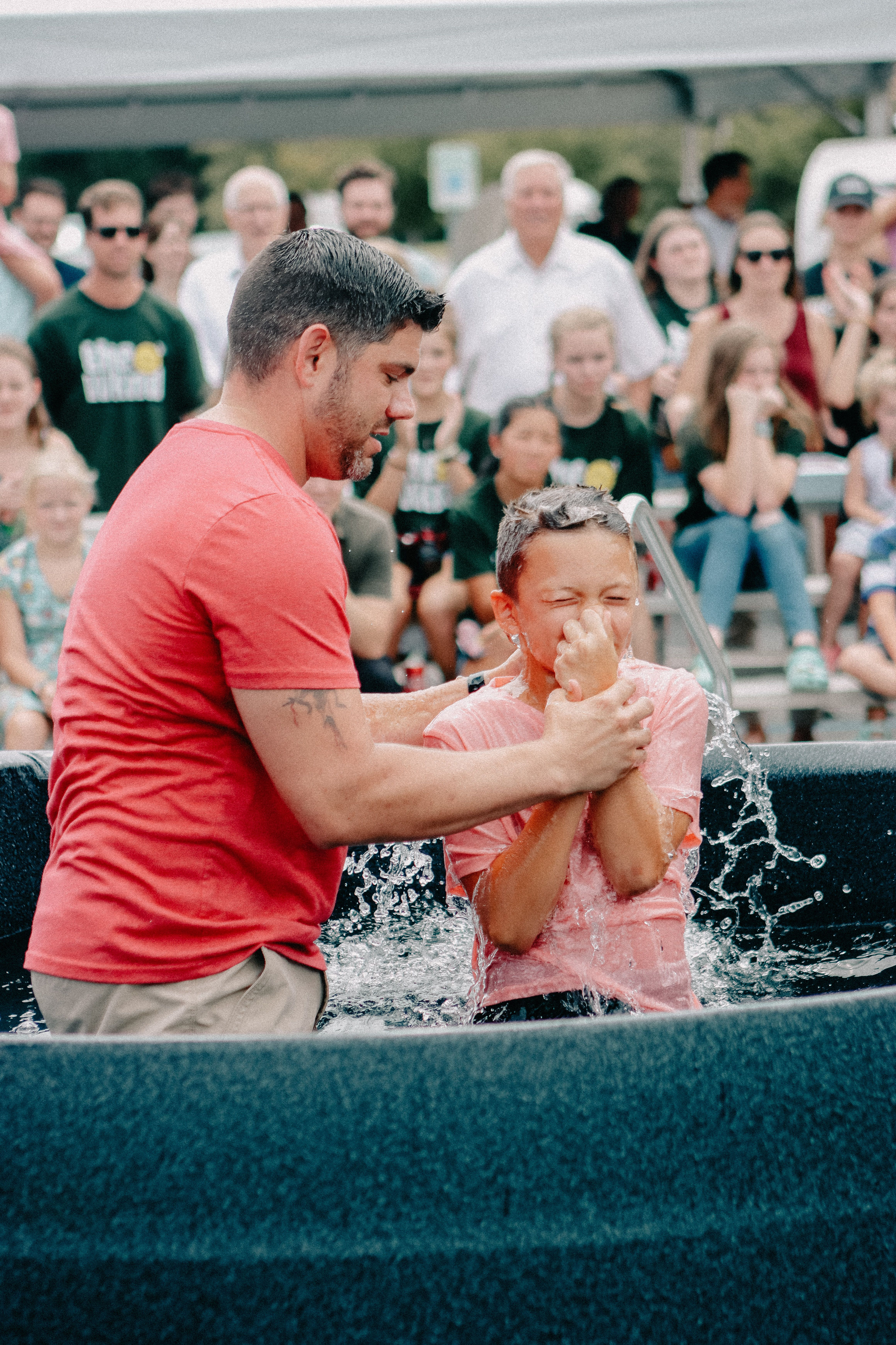Outdoor Baptism Ceremony in South Carolina · Free Stock Photo